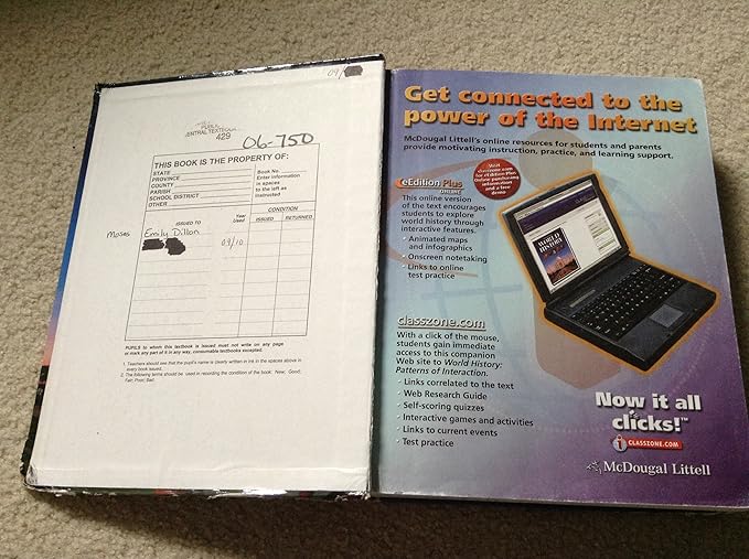 World History: Patterns of Interaction: Holt Mcdougal: 9780618690084 ...