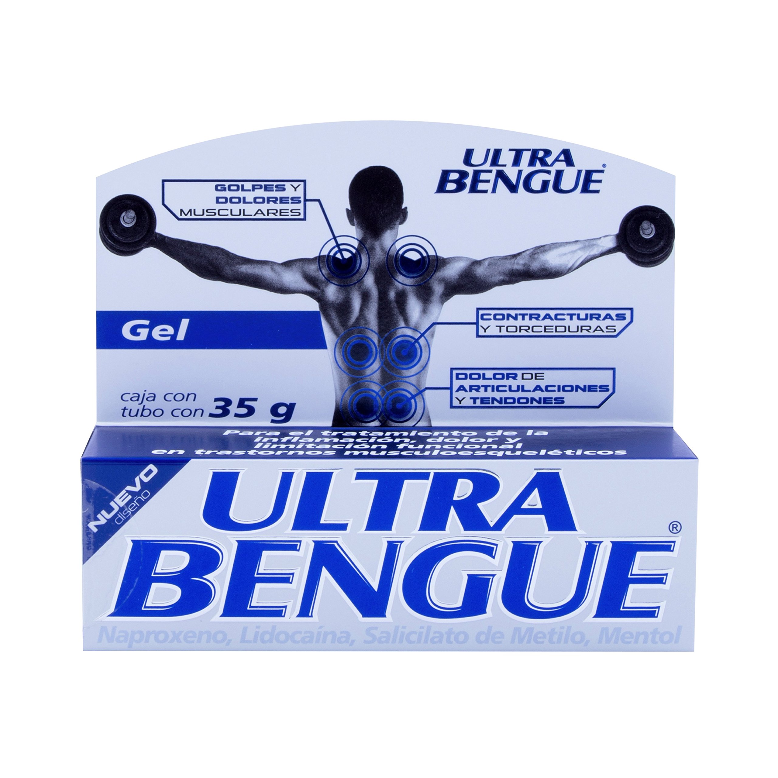 ULTRA BENGUE Gel, Para el tratamiento de la inflamación, dolor y ...