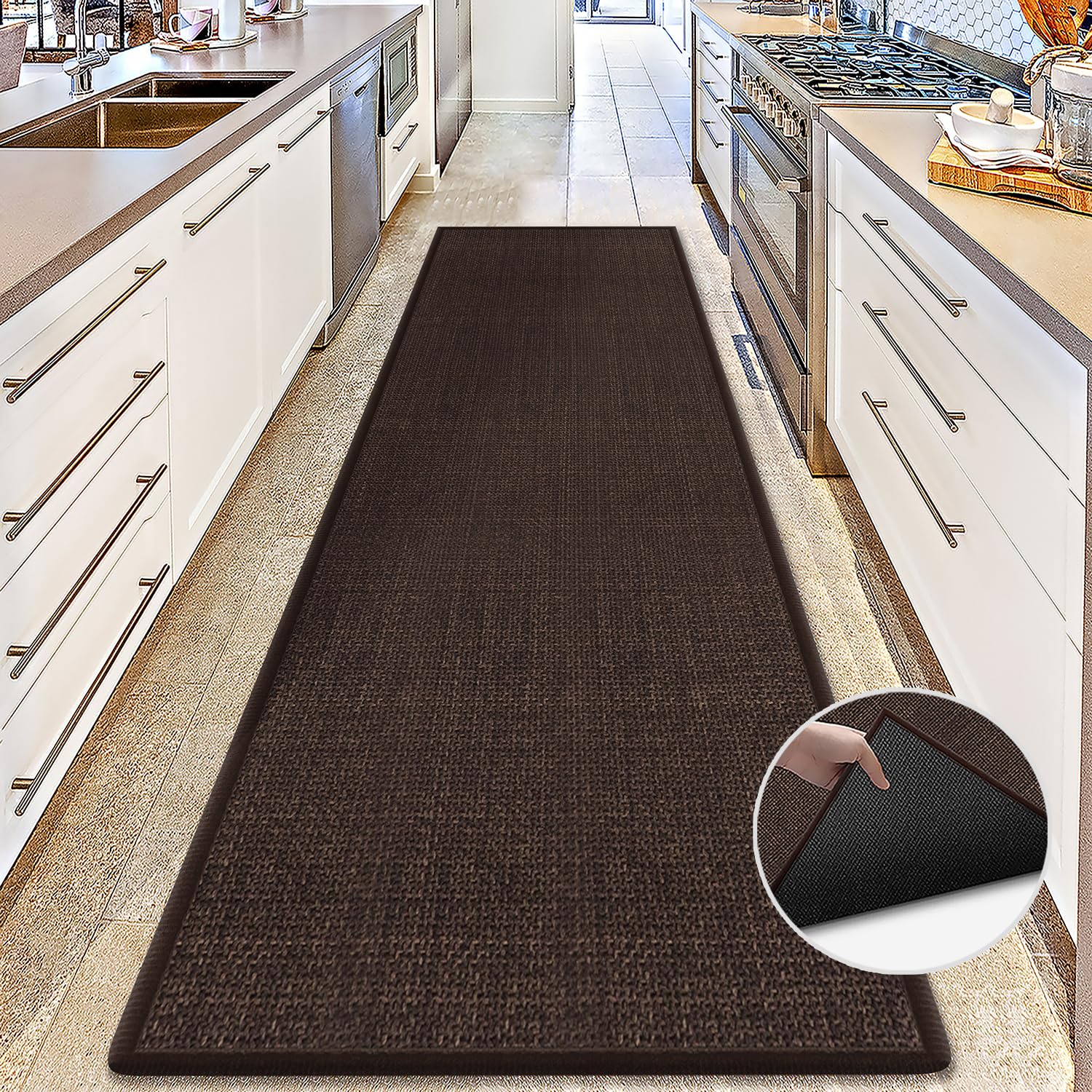 Amazon.com: 12ft Carpet Runners for Hallway Non Slip, Absorbent Floor ...
