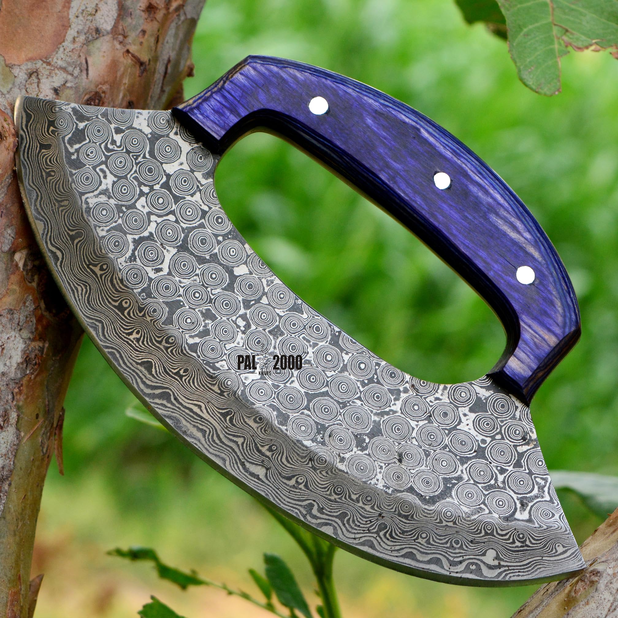 Snapklik.com : Knives - Alaskan Ulu - Mezzaluna Ulu Knife - Pizza ...