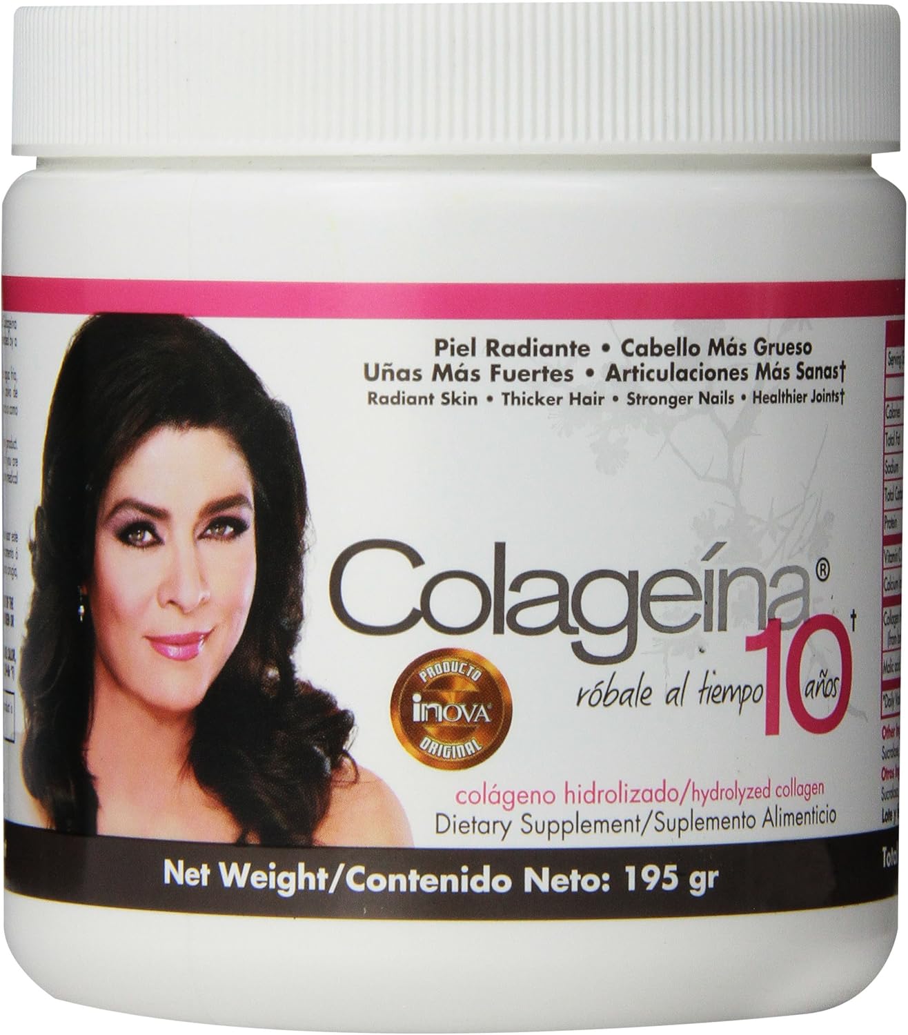 Amazon.com: Colageina 10 Hydrolyzed Collagen Powder with Vitamin C ...
