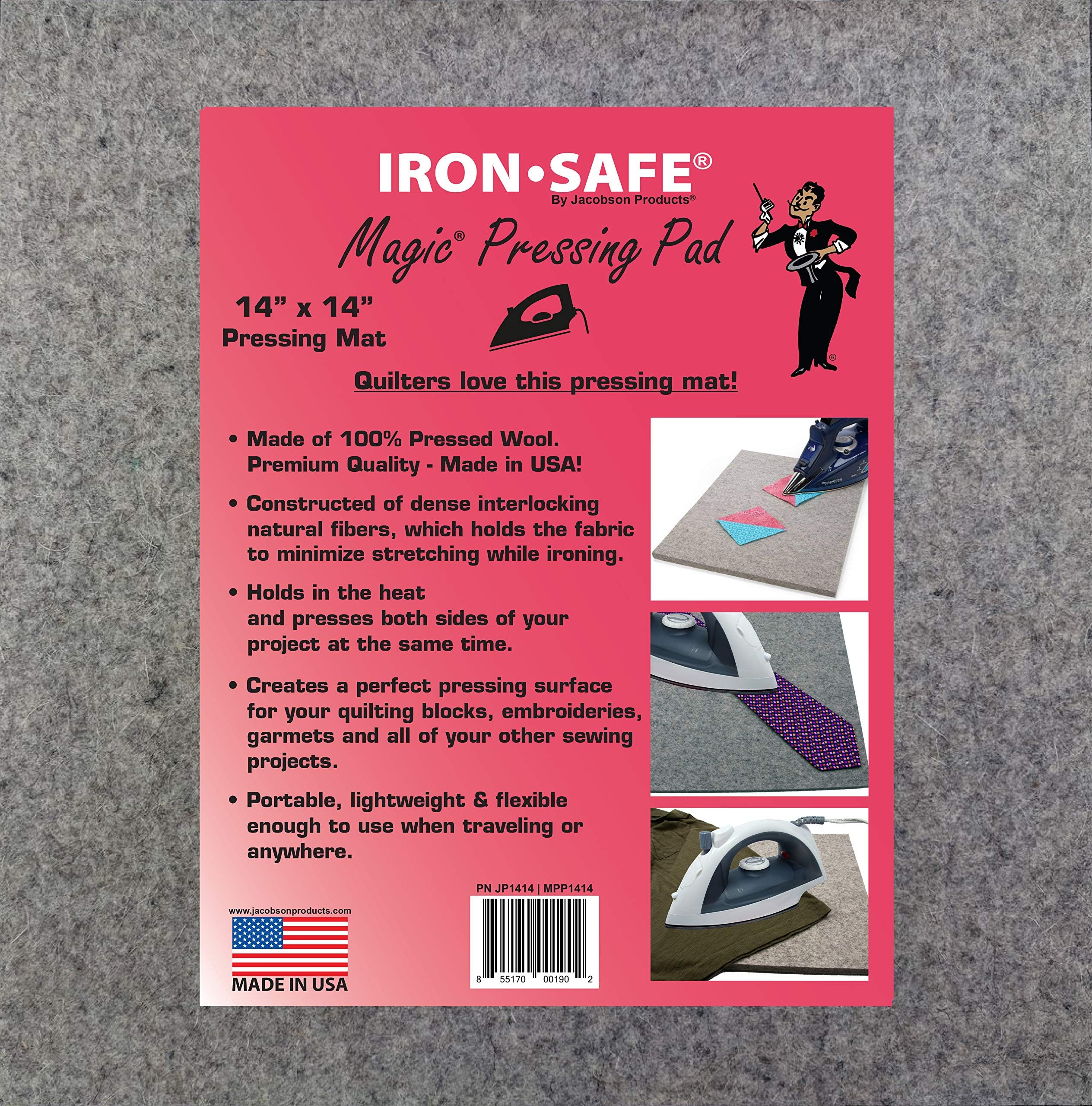 Amazon.com: Jacobson Products Premium Wool Ironing Pad for Quilters ...