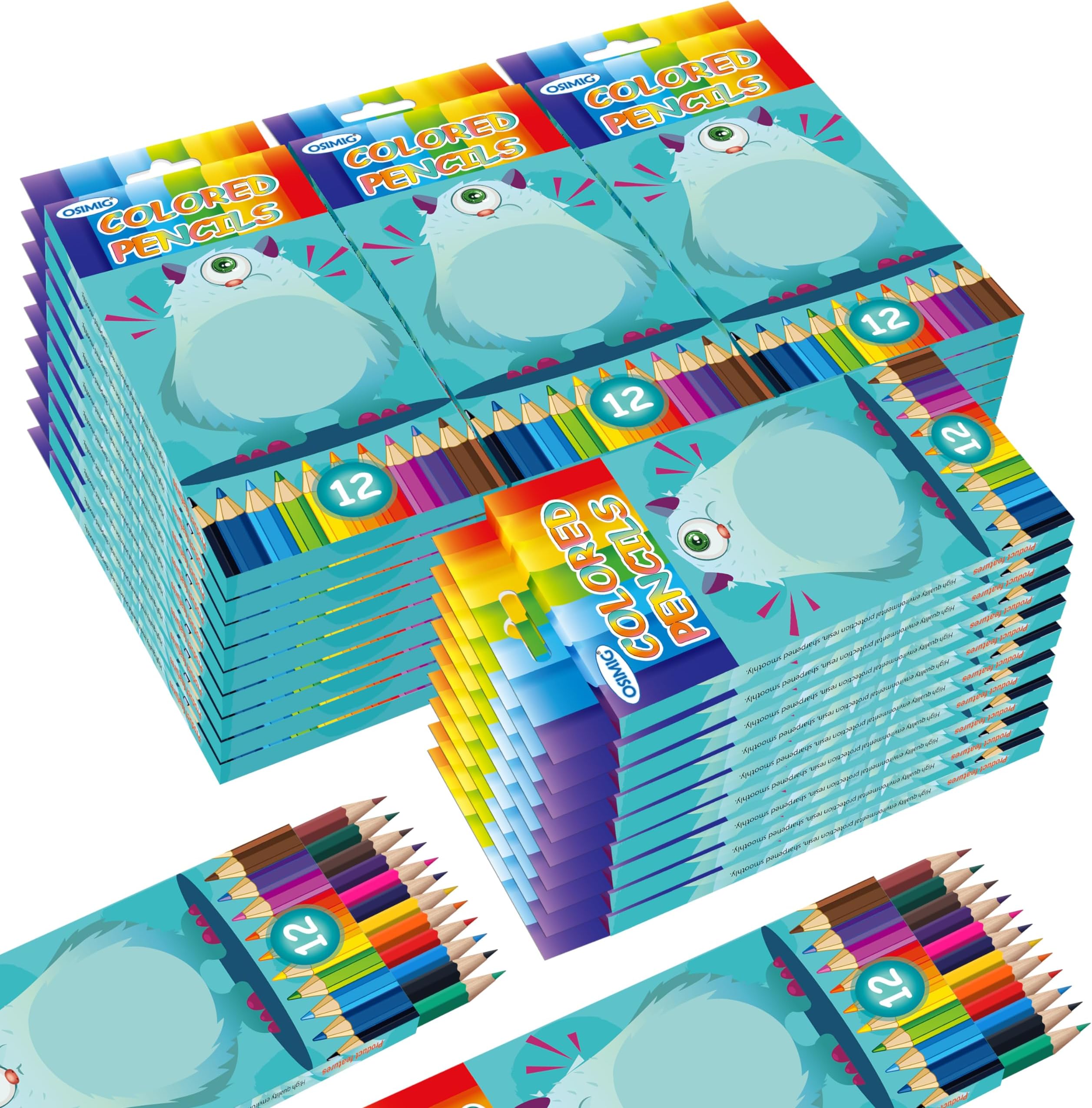 Amazon.com: Aigybobo 360 Count Colored Pencils Bulk, 30 Packs of 12 ...