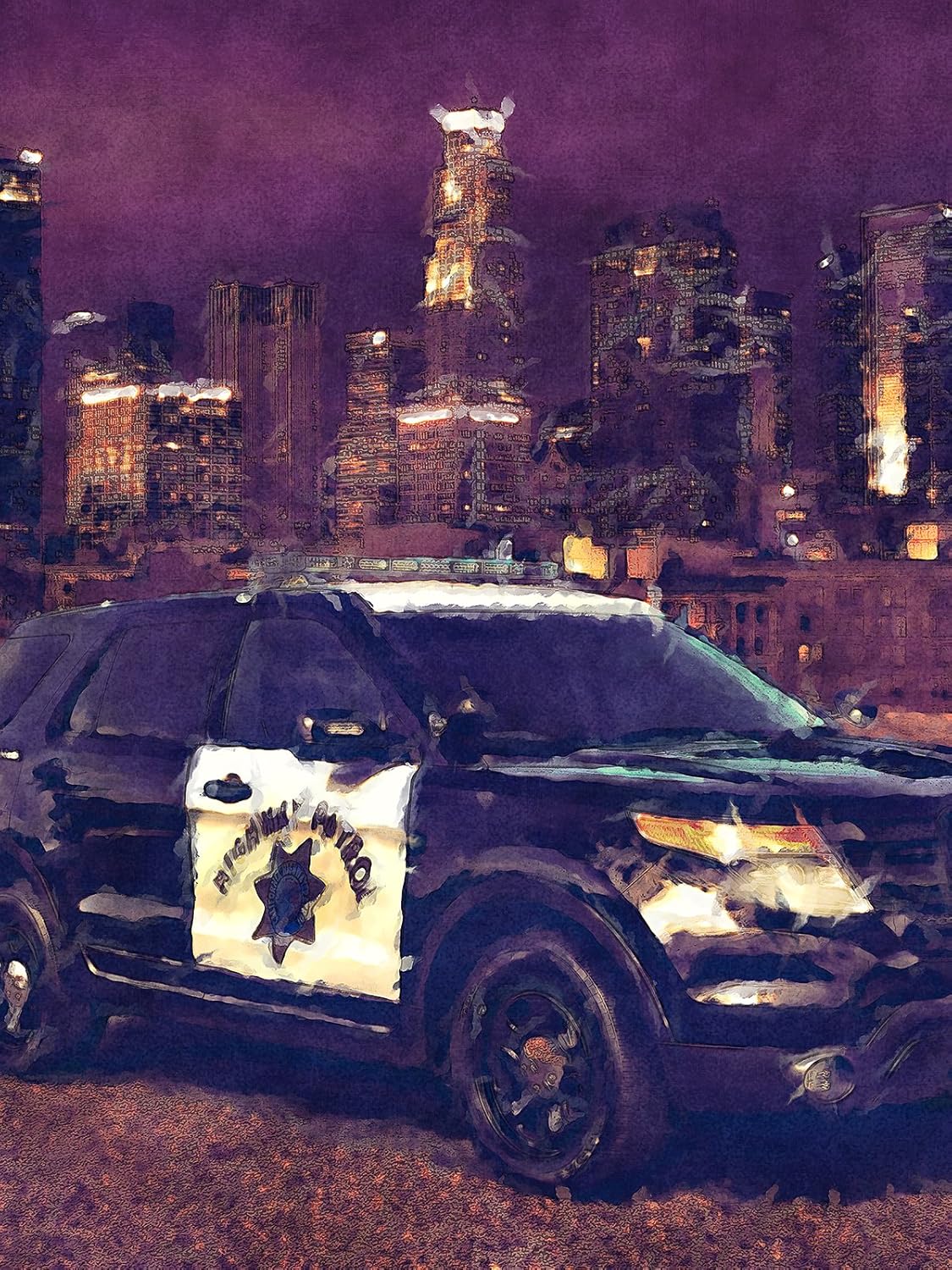 Amazon.com: California Highway Patrol Poster Police Poster Police Art ...