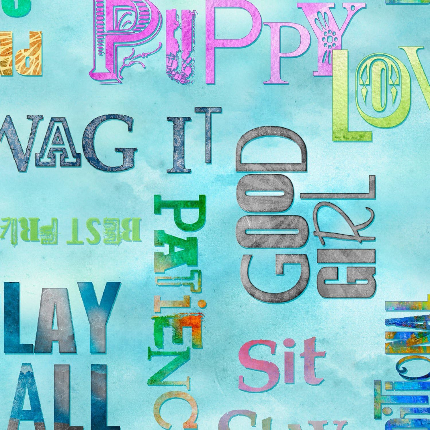 Amazon Puppy Text Dog Phrases Tonal Blue Background Good Dogs amazon-puppy-text-dog-phrases-tonal-blue-background-good-dogs