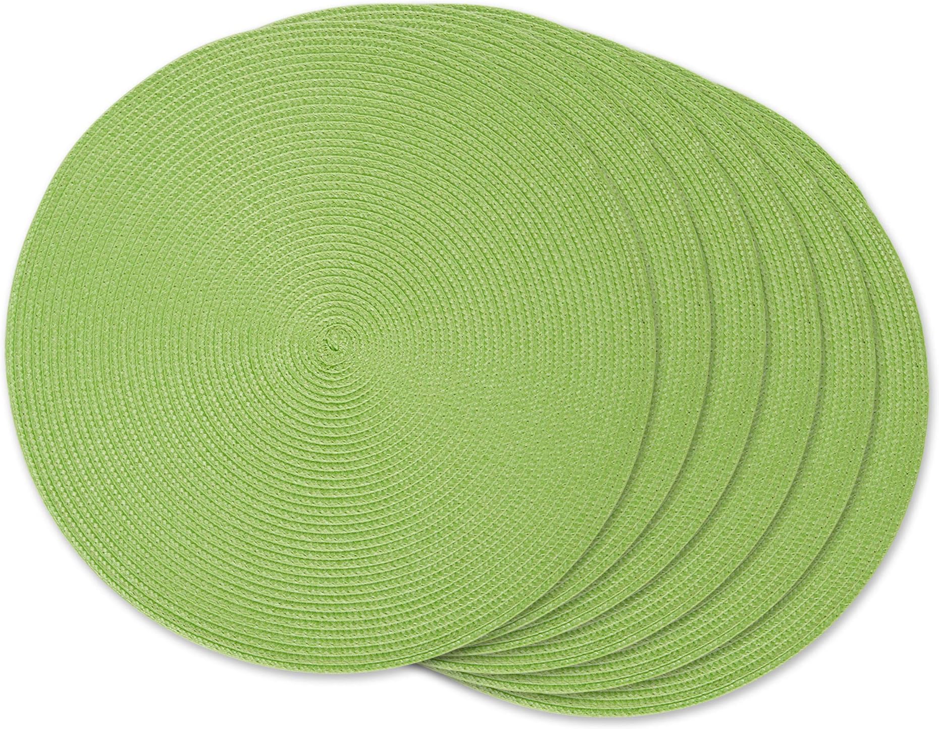 Amazon.com: AVKA Studio 100% Cotton Ribbed Placemats - Set of 6-13 x 19 ...