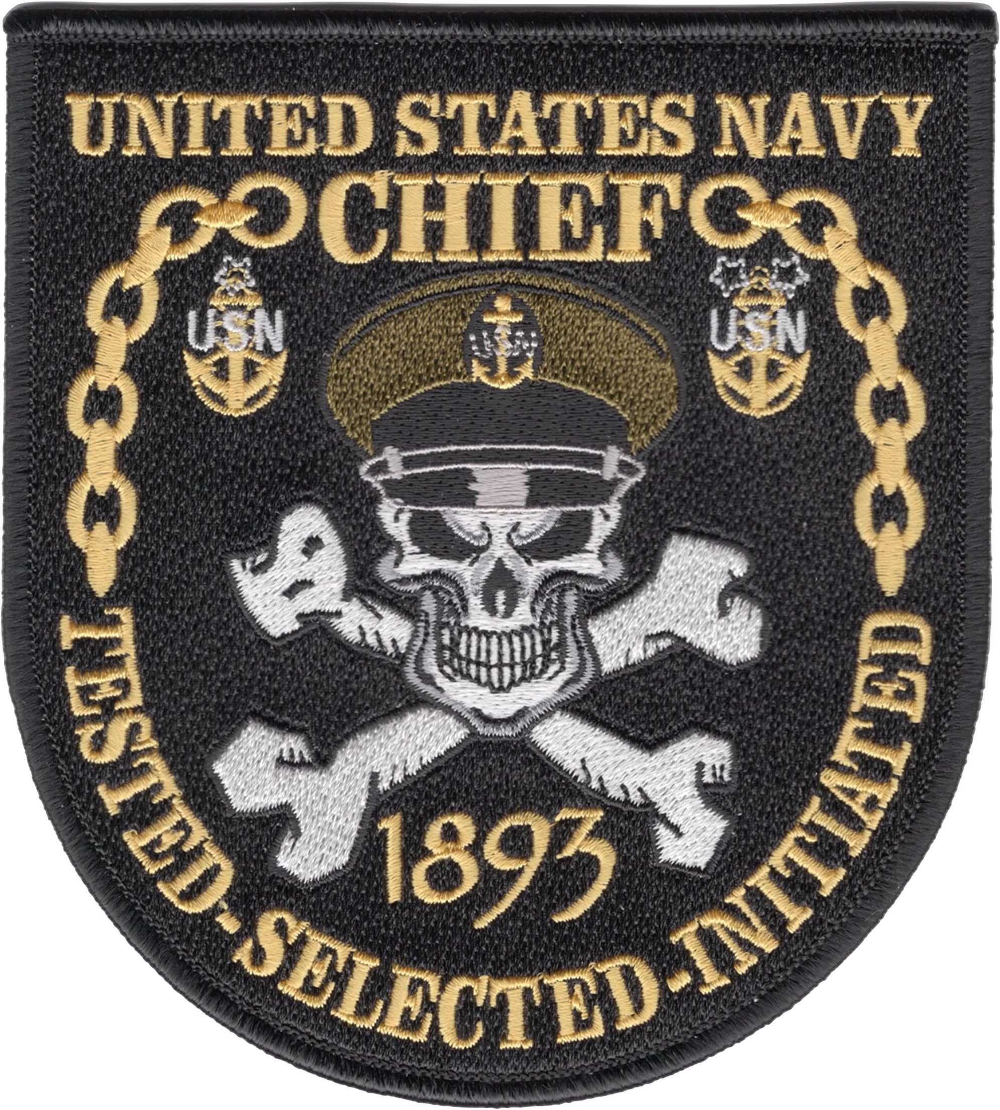 Amazon.com: United States Navy Chief Patch : Clothing, Shoes & Jewelry