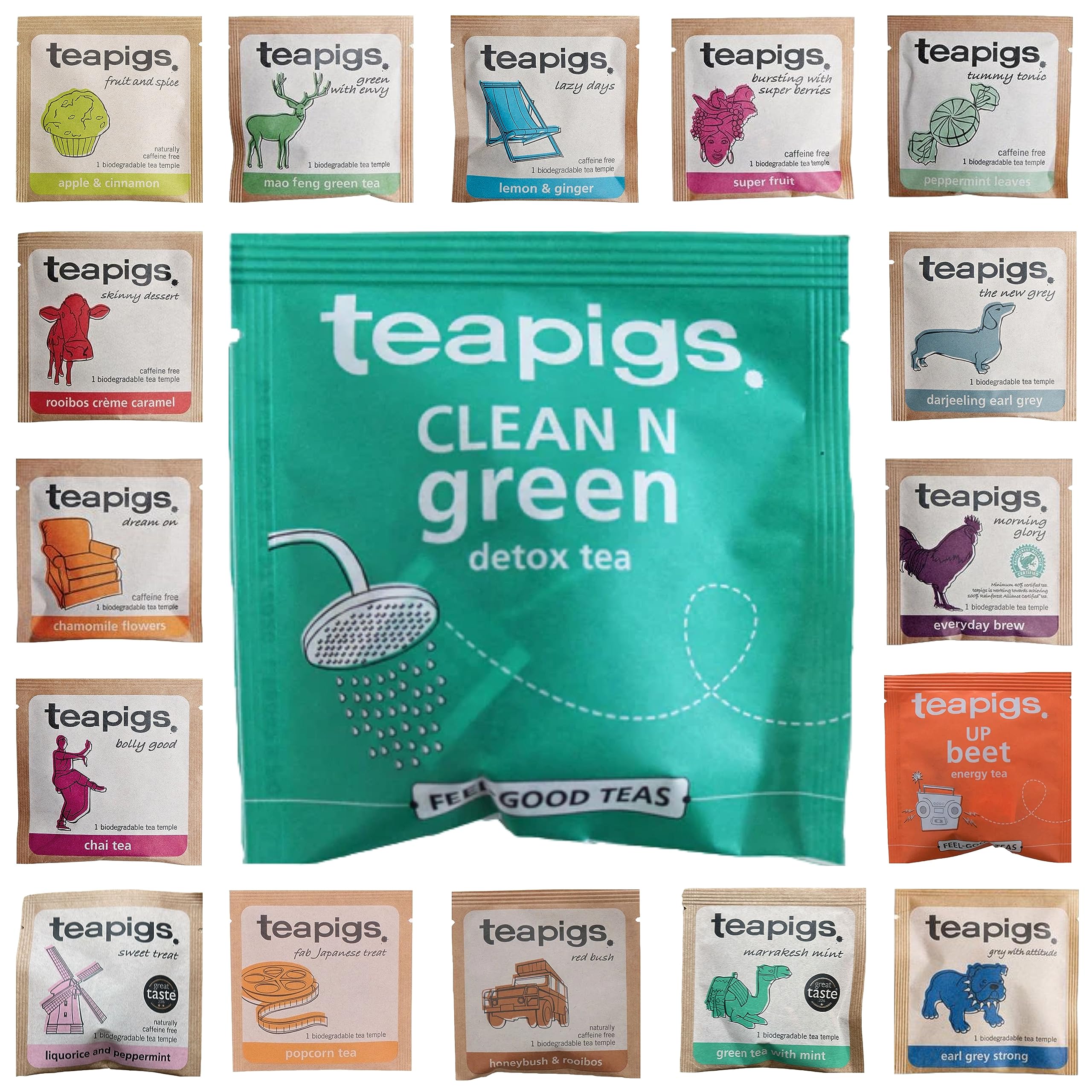 Teapigs Tea Pick N Mix - Choose From 19+ Flavours | Earl Grey Strong ...