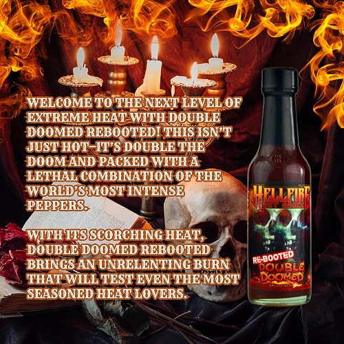 Hellfire Hot Sauce Firearrhea - Salsa picante extrema con los cuatro ...