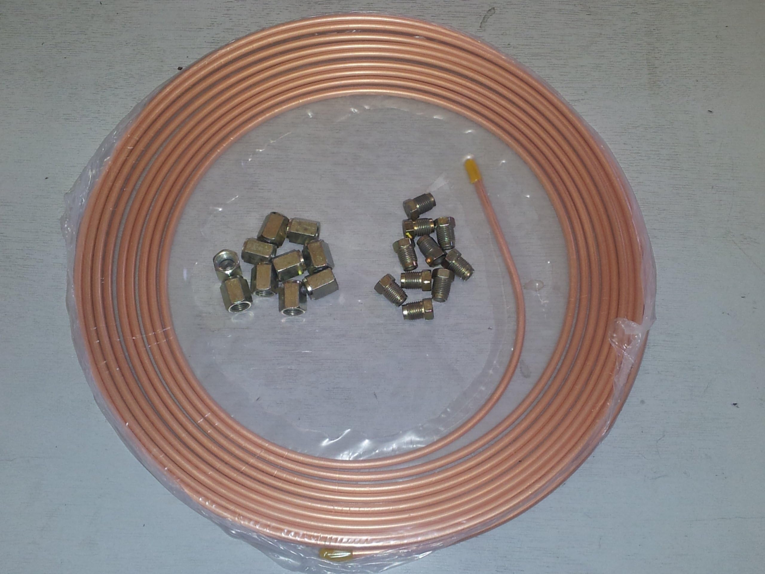 3/16 x 25FT Copper Brake Pipe Copper : Amazon.co.uk: Automotive