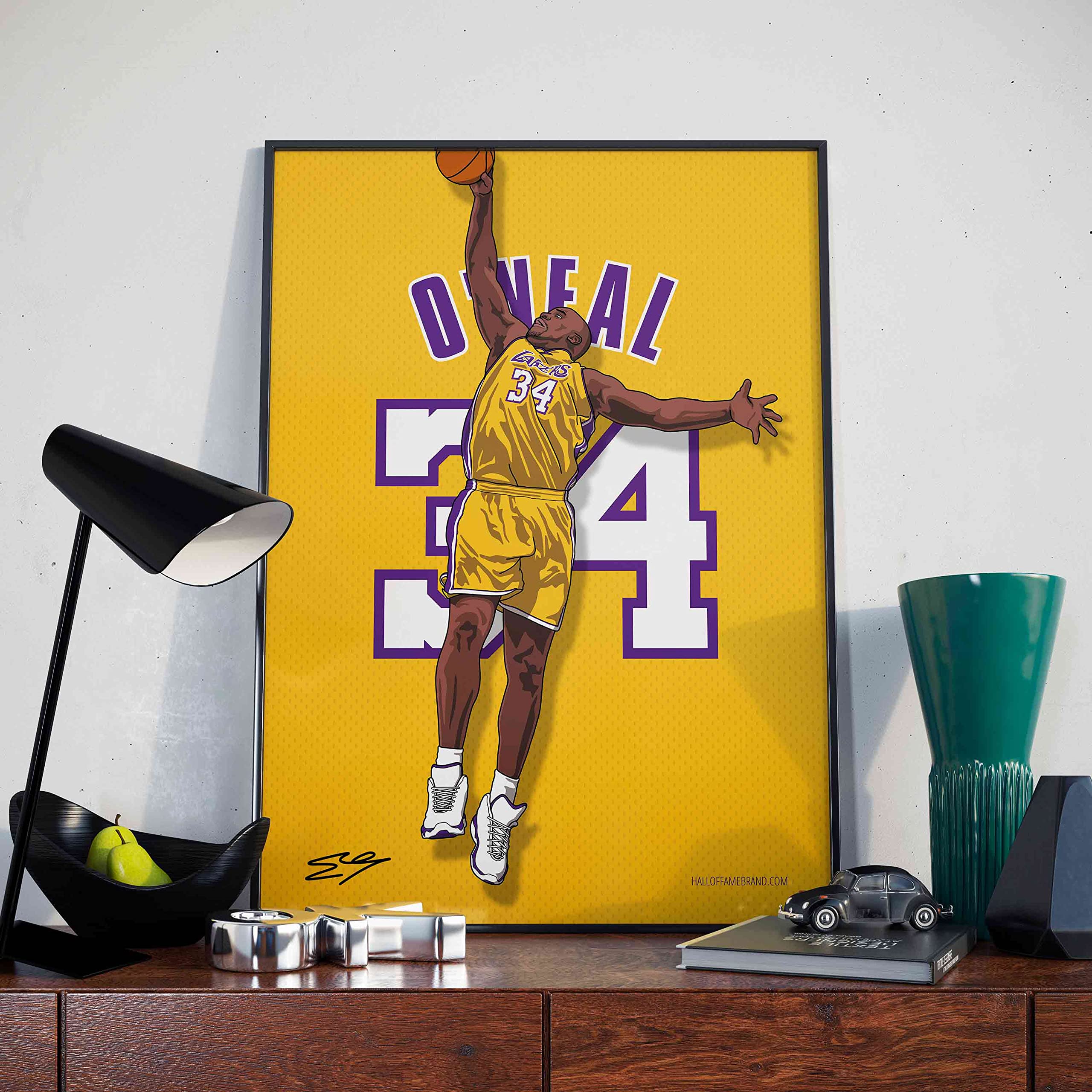 Shaq Read Poster 1996 NBA Scholastic 20x44 Poster Shaq, Stockton,