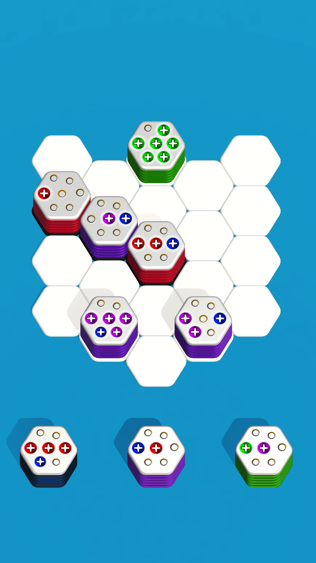 Screw Jam Hexa Color Sorting: Hexa Sort Screw_Unscrew Nuts & Bolts DIY ...