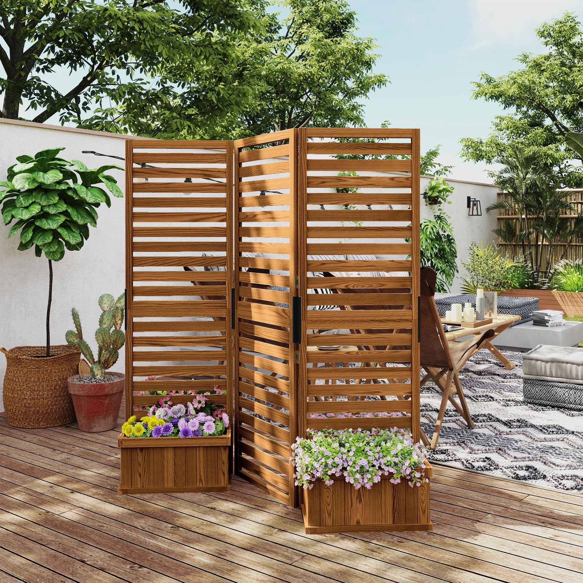 Simple Outdoor Privacy Planters Garden Screening Ideas To Help You