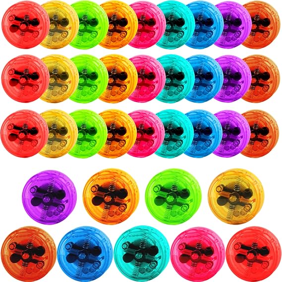Amazon.com: 36 Pcs Light Up Yo Yo Professional Responsive Ball Bearing ...