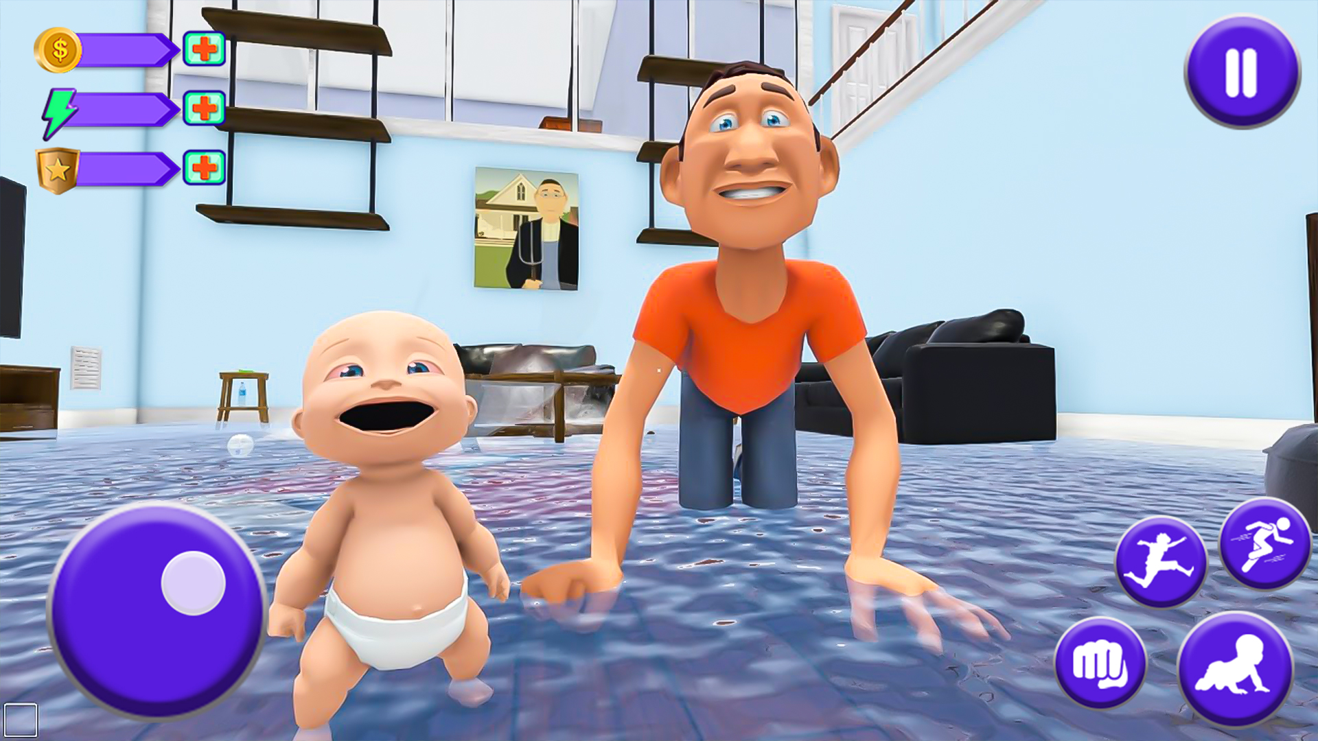 Find Whoz Your Daddy Game 3D: Baby Chaos Prankster Simulator 2025 - App ...