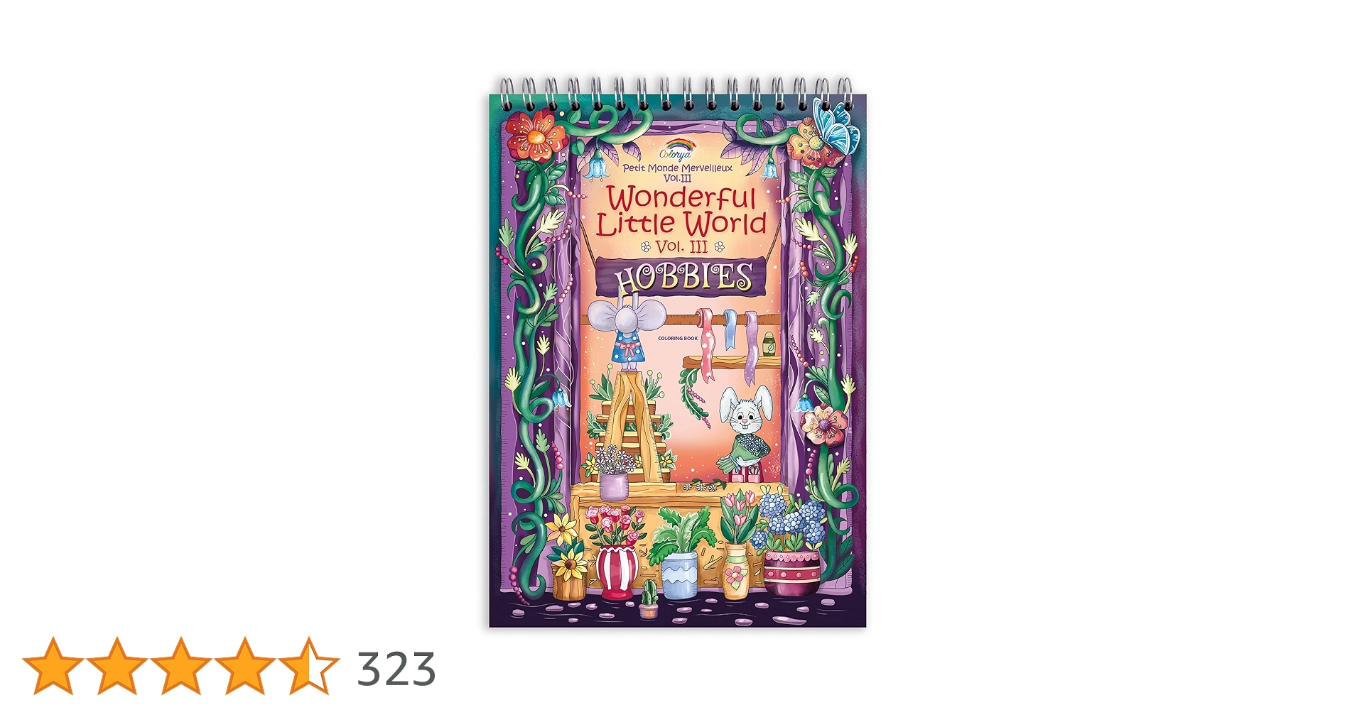 wonderful little world coloring book