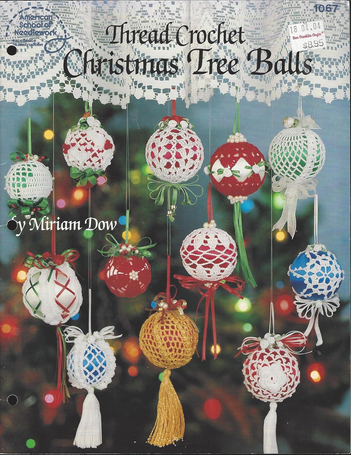 Thread crochet Christmas tree balls: Miriam Dow: 9780881952551: Amazon ...