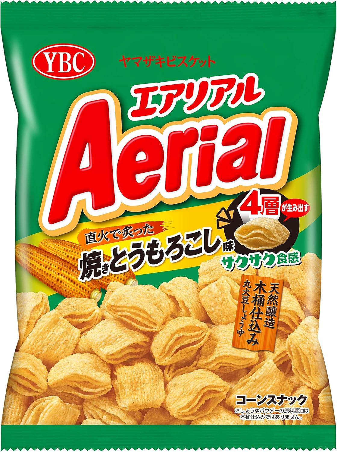 Amazon.co.jp: ヤマザキビスケット エアリアル焼きとうもろこし味 65g×12袋 : 食品・飲料・お酒