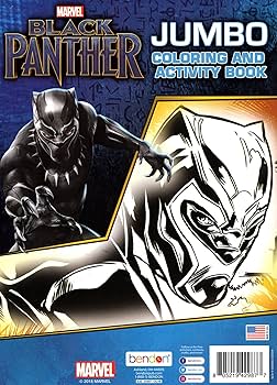 black panther movie coloring pages