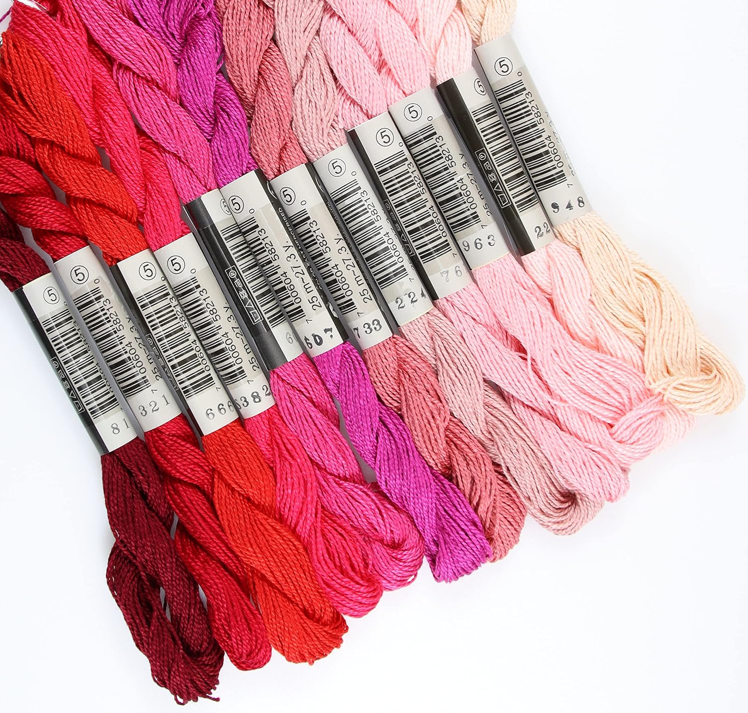 Amazon.com: KCS 25 M/skein Mercerized Pearl Cotton crochet needlepoint ...