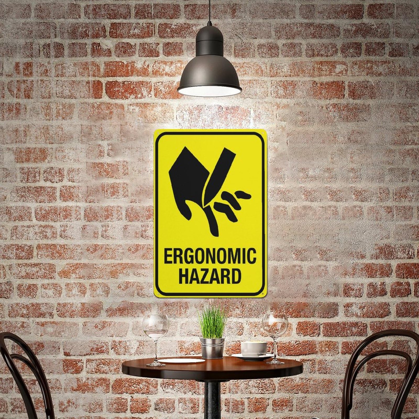 Ergonomic Hazard Symbols Lifting Hazard Symbol Sign Isolate On White