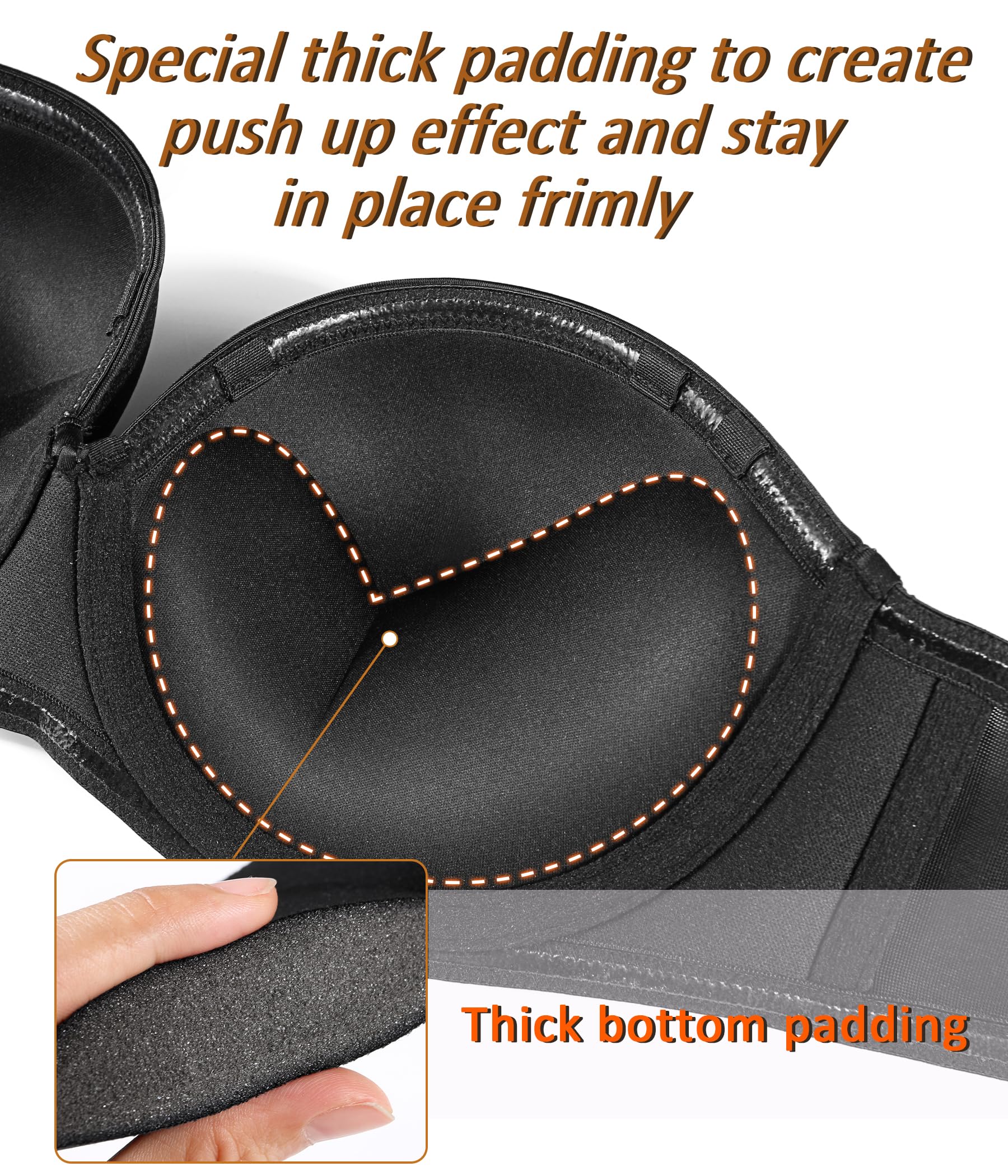 Snapklik.com : DotVol Womens Multiway Push Up Convertible Underwire ...