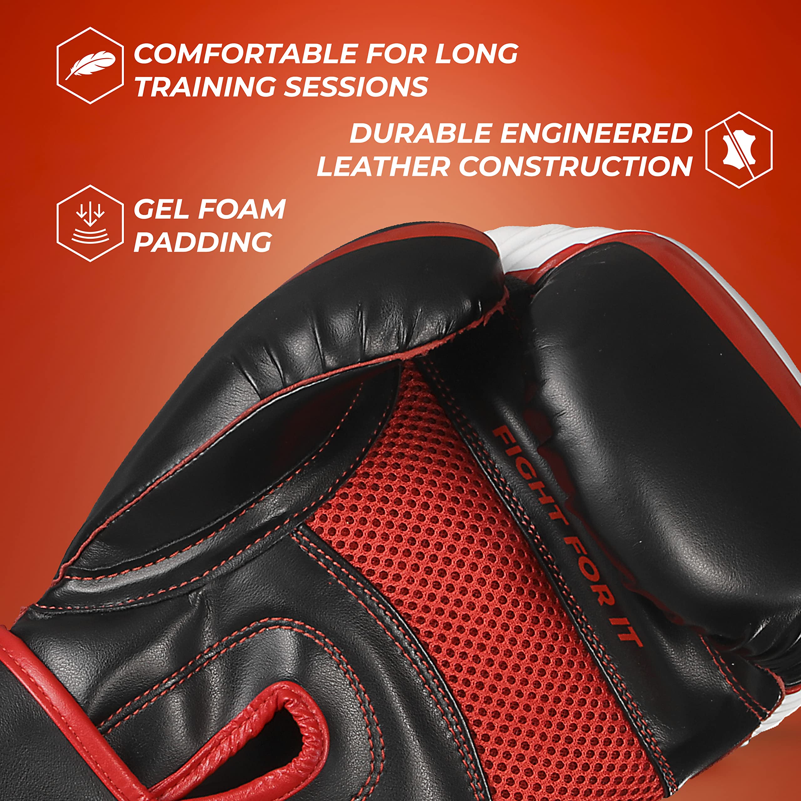 Snapklik.com : Essential Gel Boxing Gloves Kickboxing Gloves Punching ...