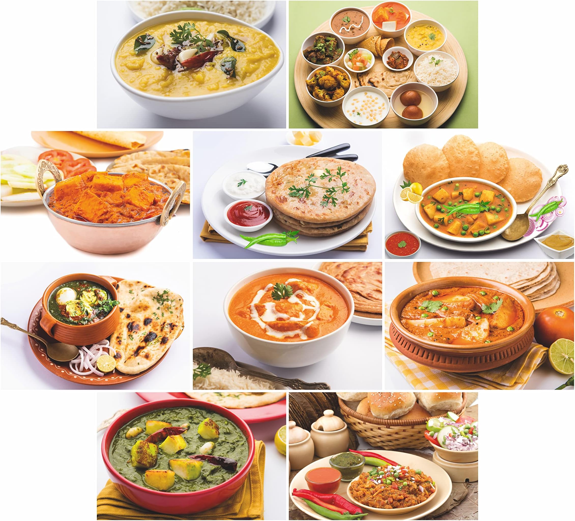 Anne Print Solutions Shahi Paneer and paneer tikka Food Wall Poster ...