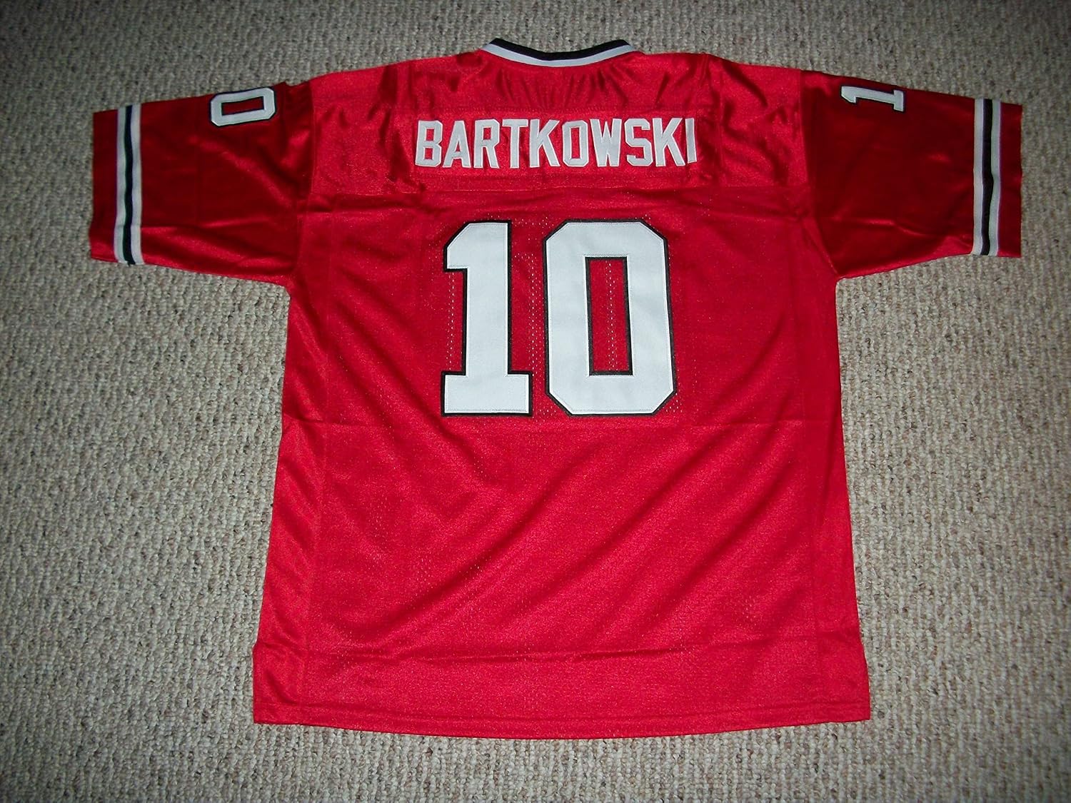 Amazon.com: Steve Bartkowski Jersey #10 Atlanta Custom Stitched Red ...