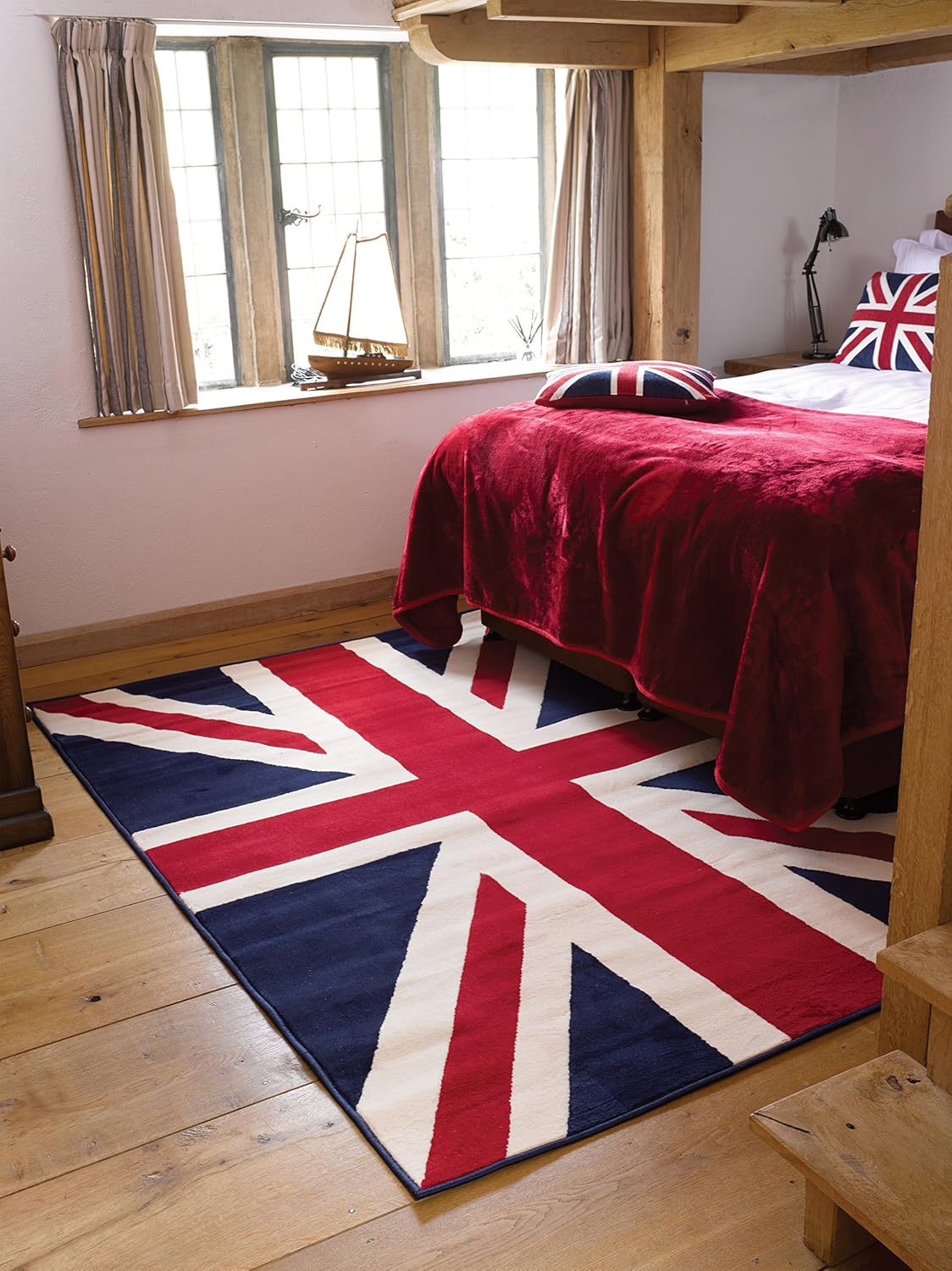 Buckingham Union Jack Rugs 120 x 160cm : Amazon.co.uk: Home & Kitchen