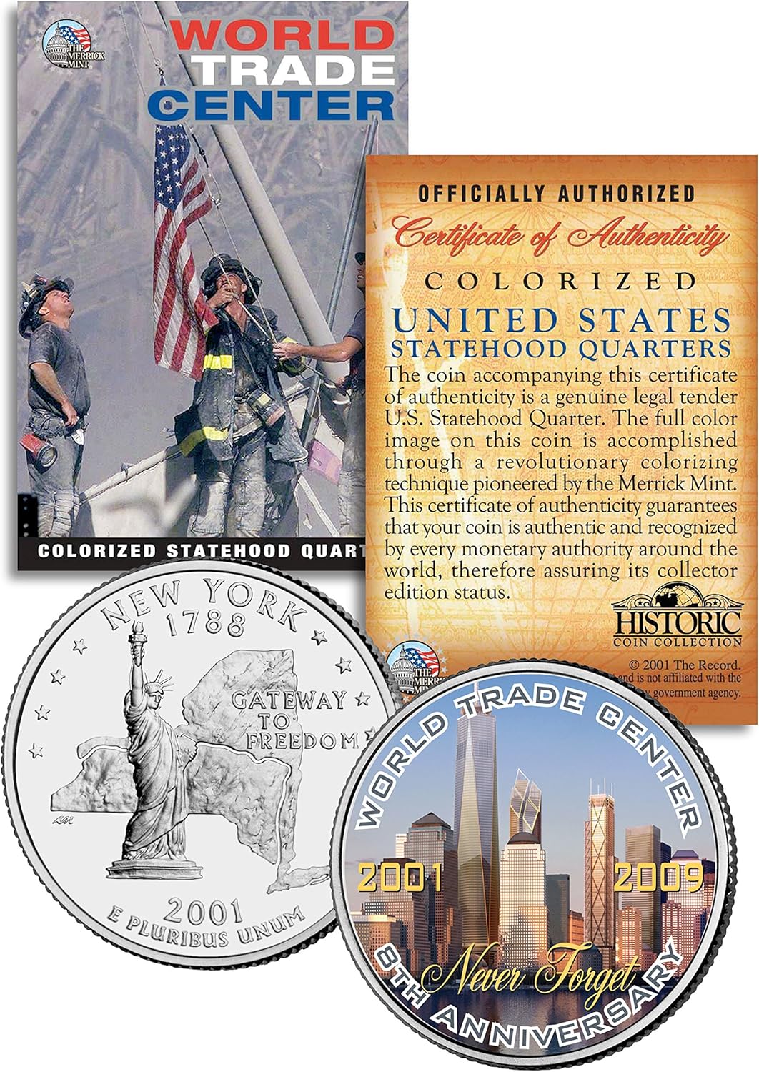 Amazon.com: WORLD TRADE CENTER 8th Anniversary NEVER FORGET 9/11 NY ...