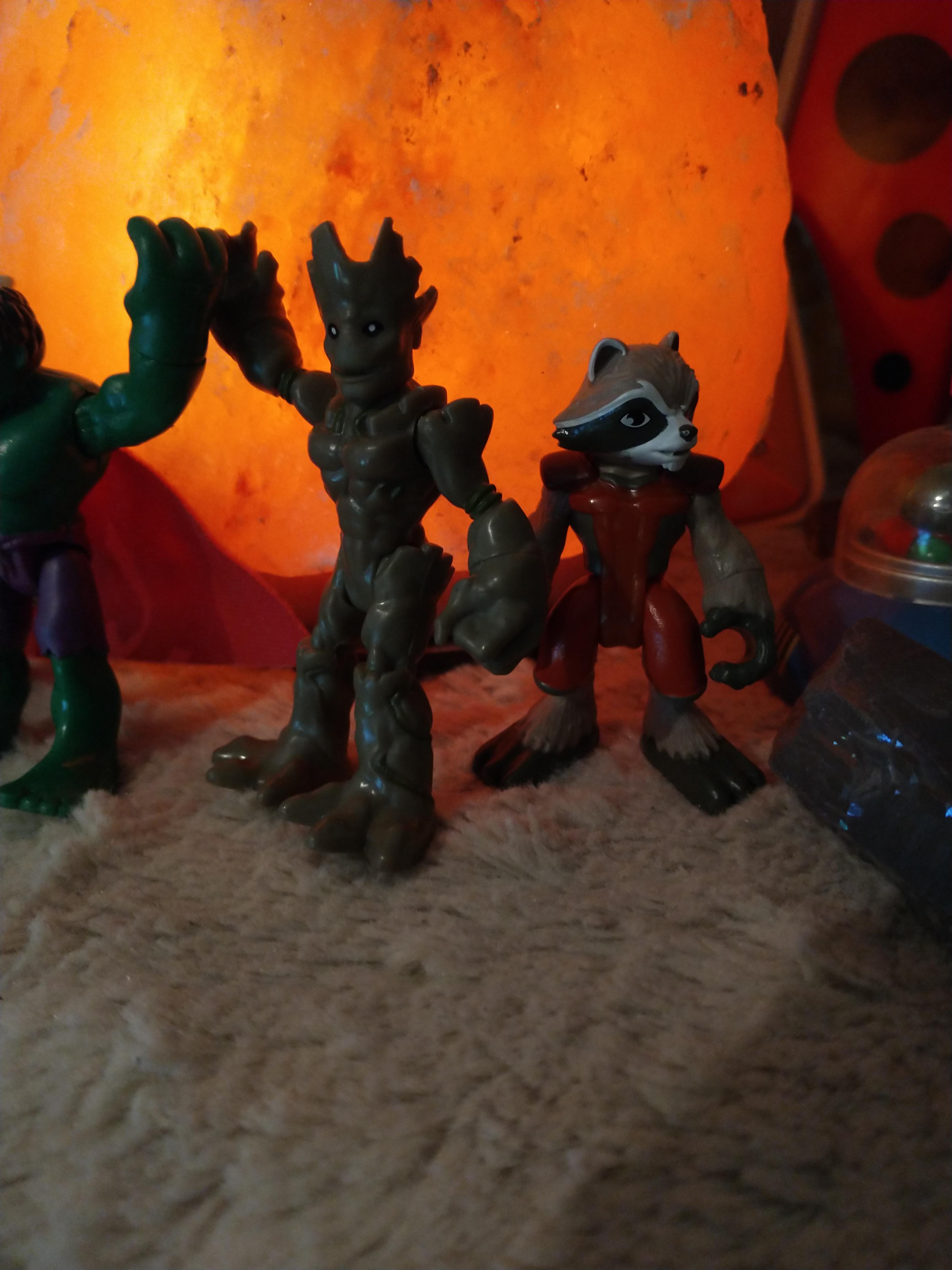 Amazon.com: Playskool Heroes Marvel Super Hero Adventures Groot and ...