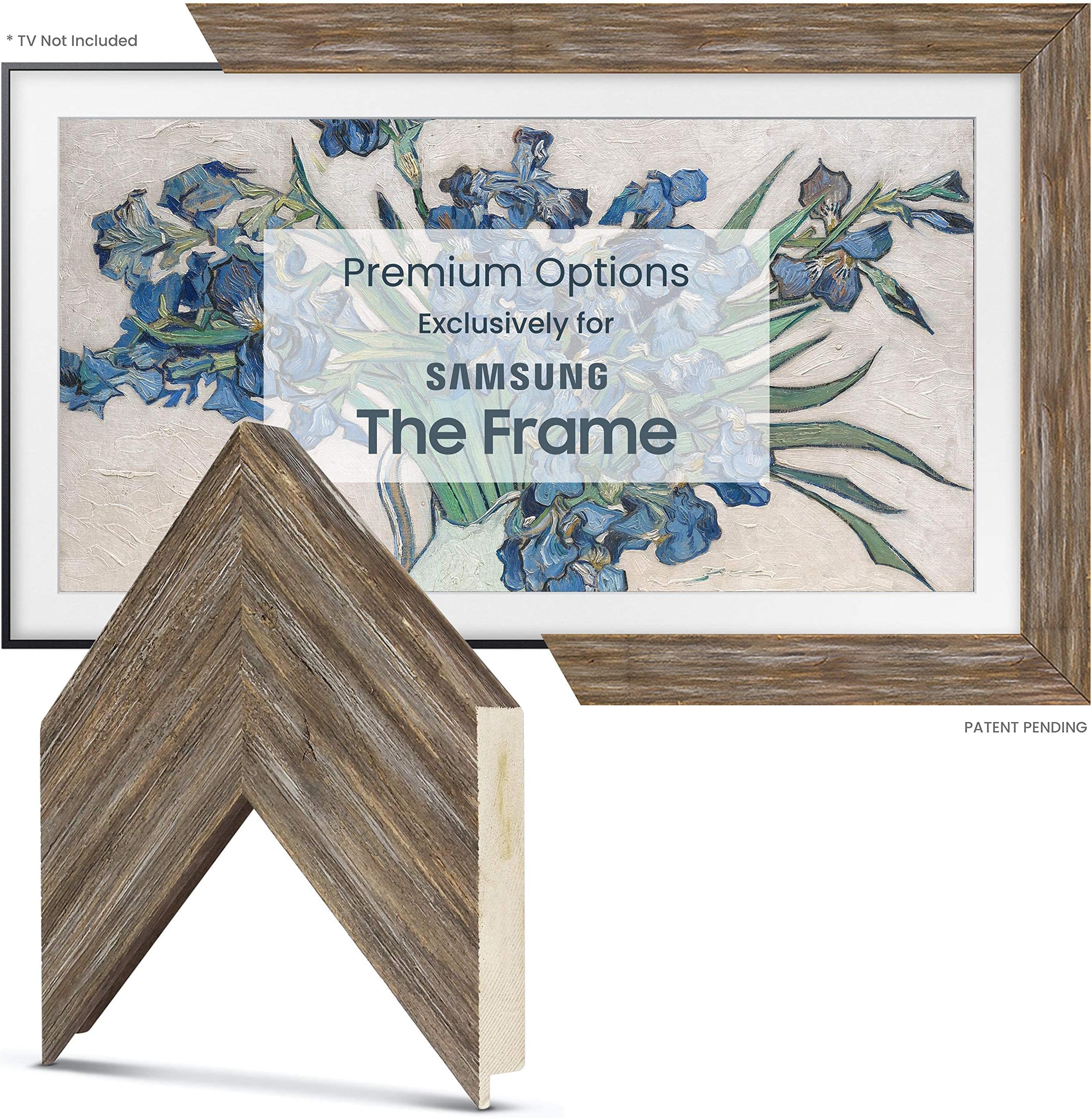 Amazon.com: Samsung (2021) 65" The Frame Customizable Bezel - Modern ...