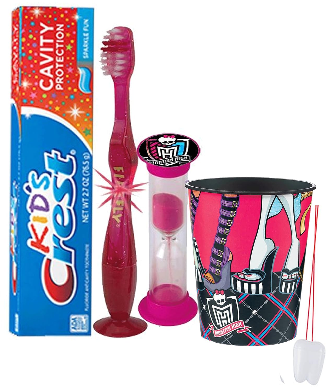 Monster HighInspired 4pc Bright Smile Oral Hygiene Bundle! Soft Manual ...