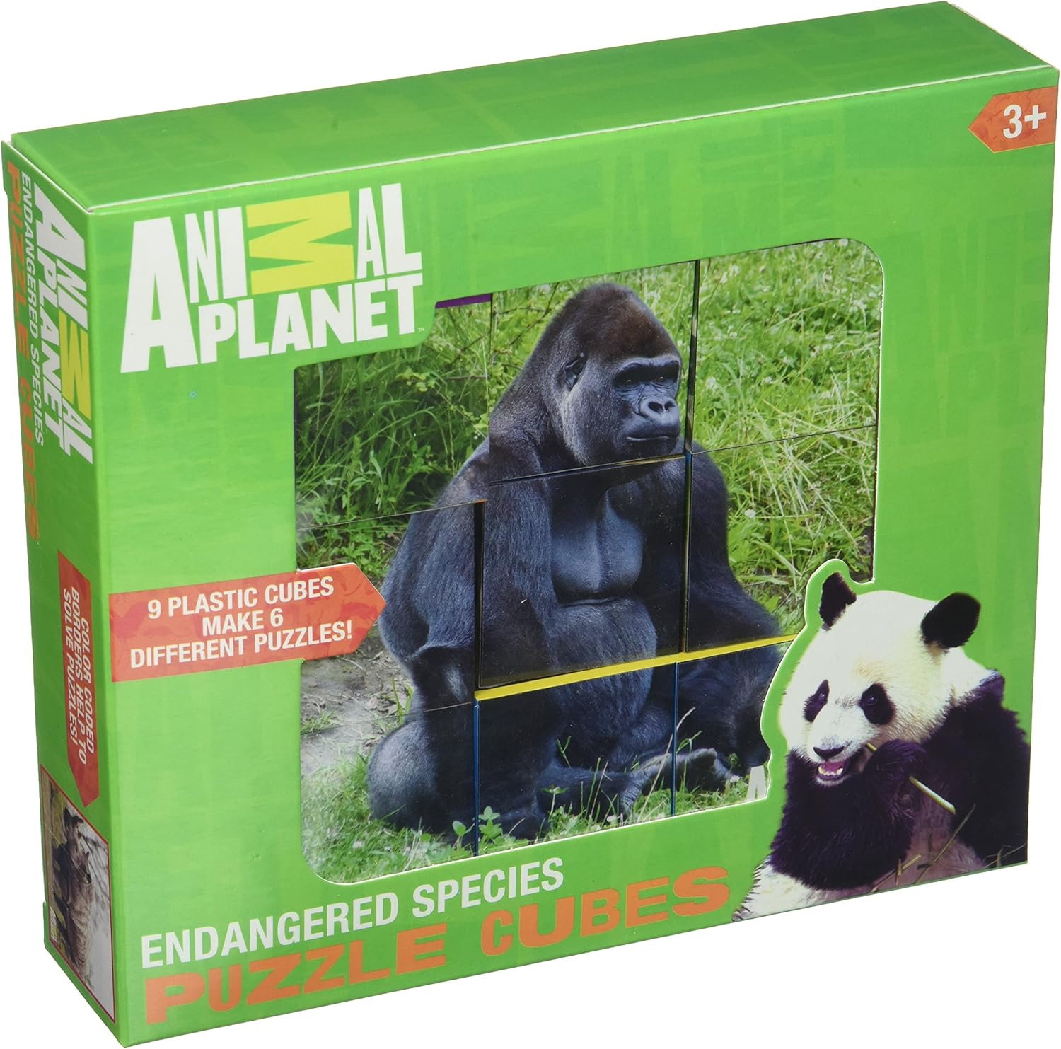 Amazon.com: Animal Planet Puzzle Cubes - Endangered Species : Toys & Games