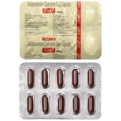 CoQ - Strip of 10 Capsules : Amazon.in: Health & Personal Care