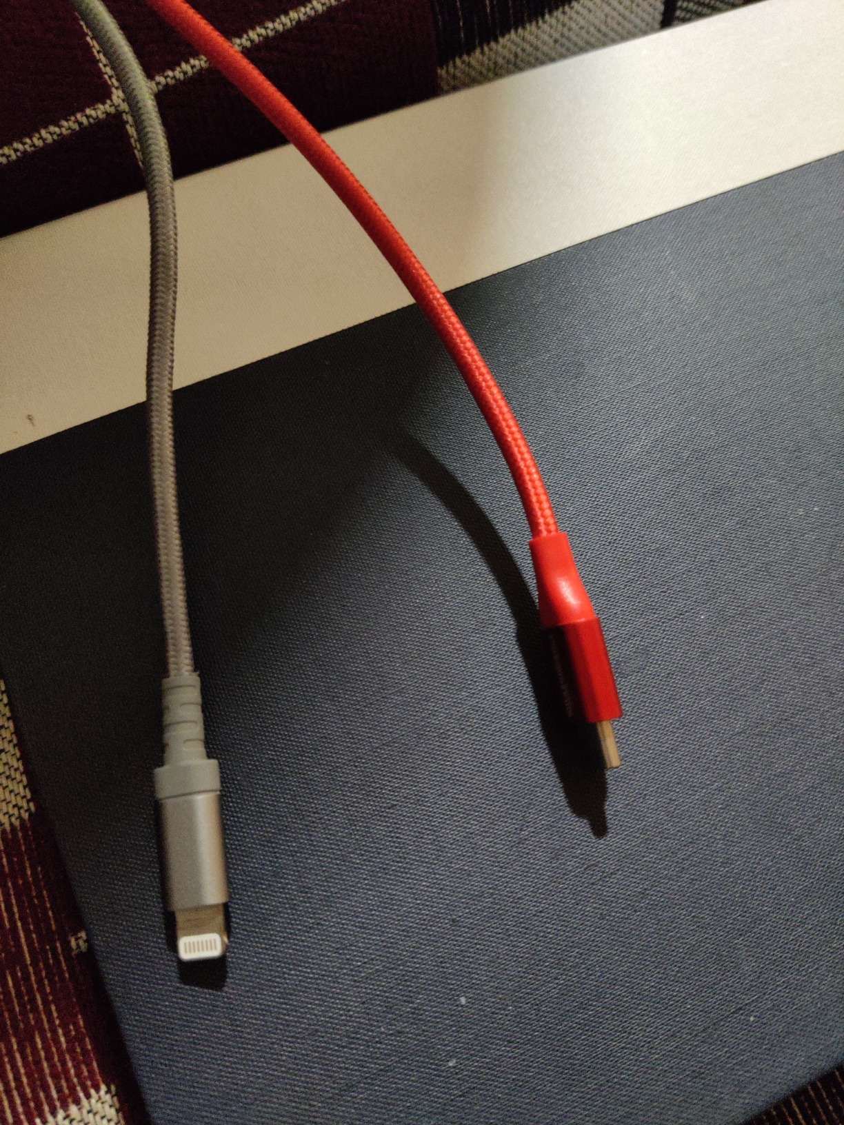 Amazon Basics Double Braided Nylon USB Type-C to Type-A 2.0 Male Cable ...