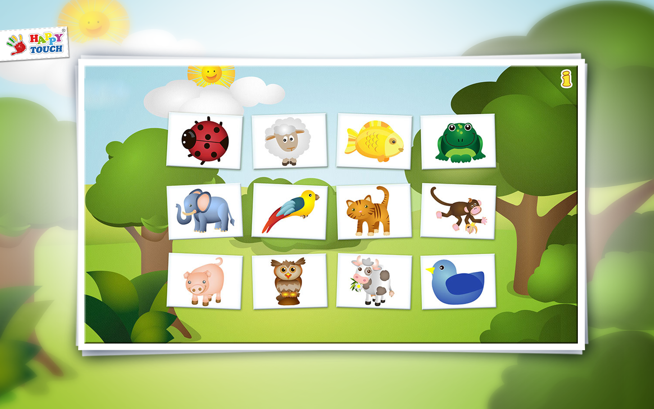 Tiere - Baby Puzzle Spiel (2 Teile) 1+ (von Happy-Touch Kinderspiele ...