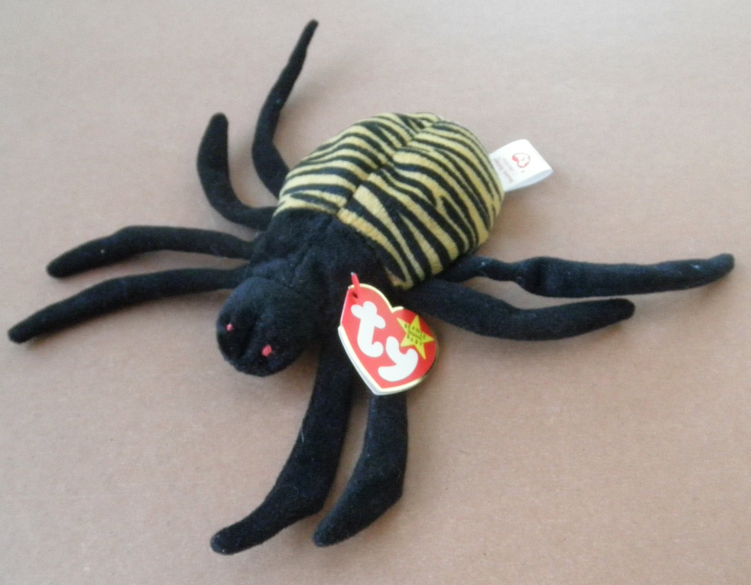 Spinner the Spider - Ty Beanie Baby : Amazon.co.uk: Toys & Games