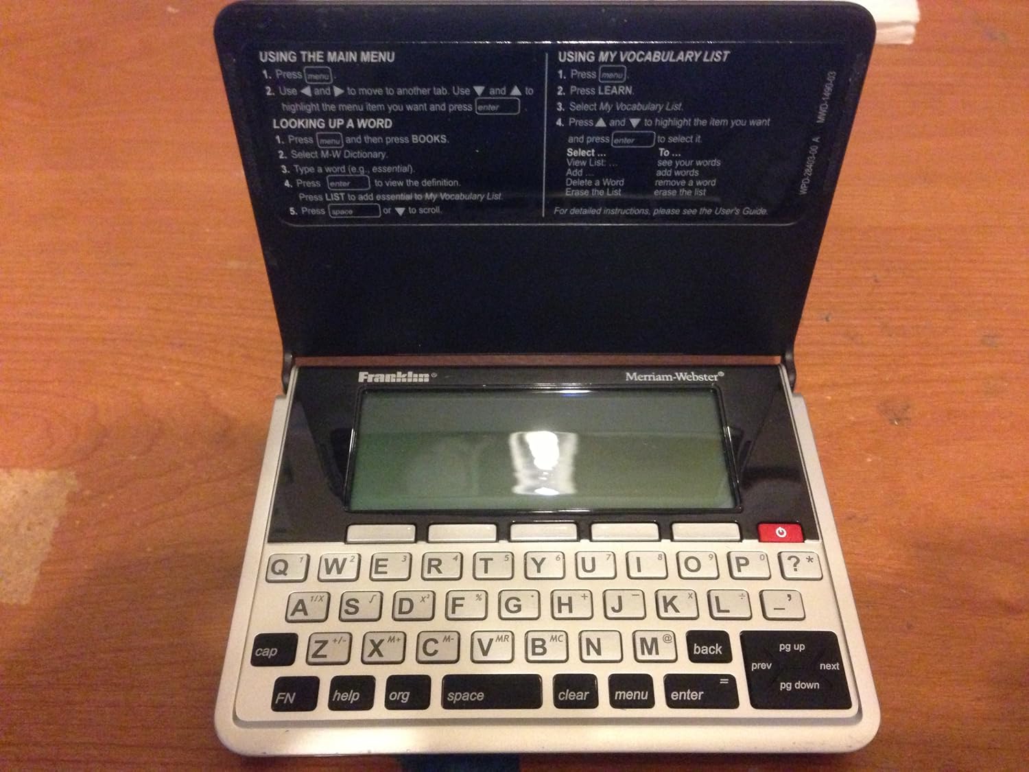 Franklin MWD-1490 Merriam-Webster Dictionary and Thesaurus with ...