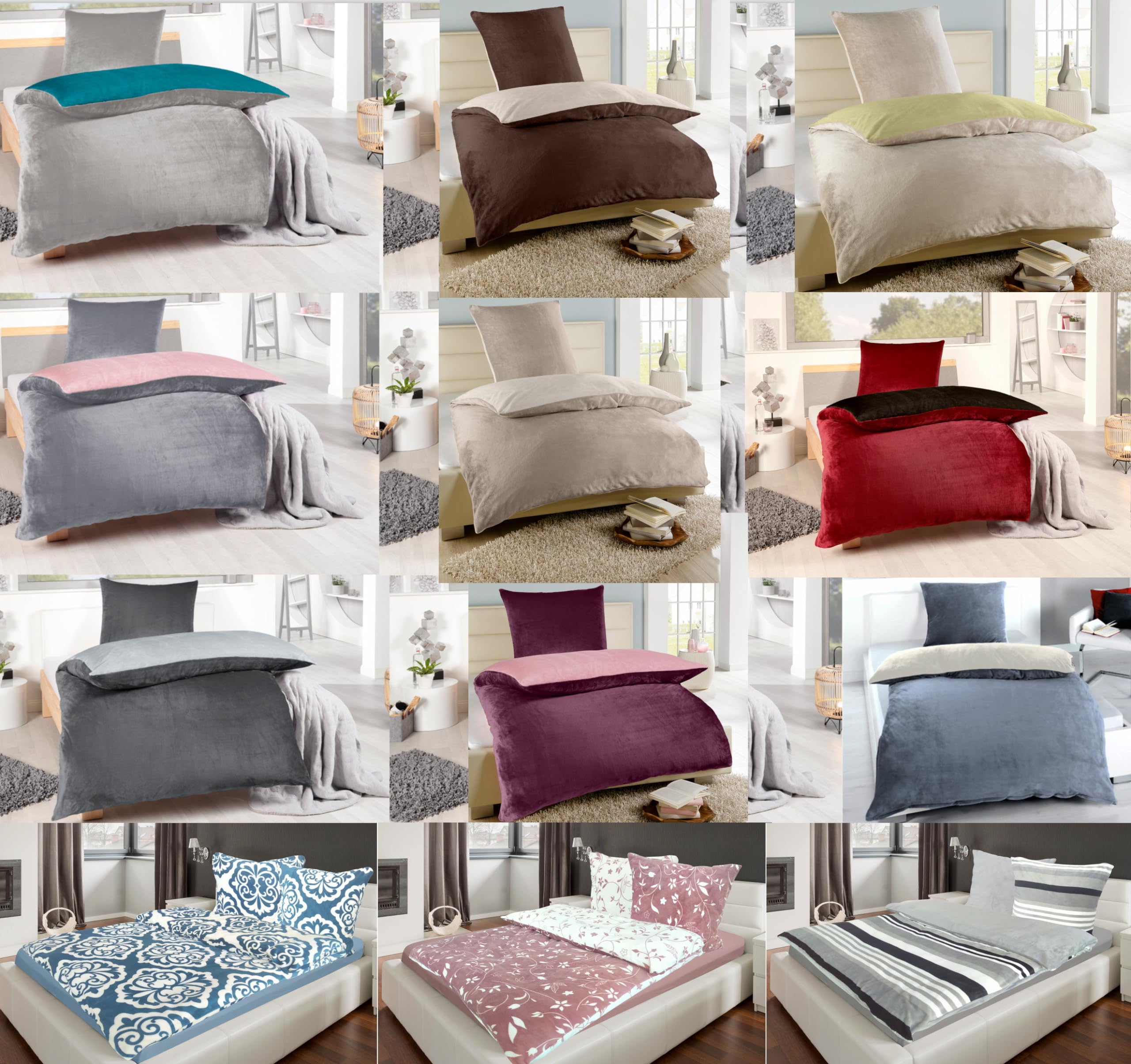 Fabelhafte Microfaser Fleece Bettwãsche 135x200 Fotos