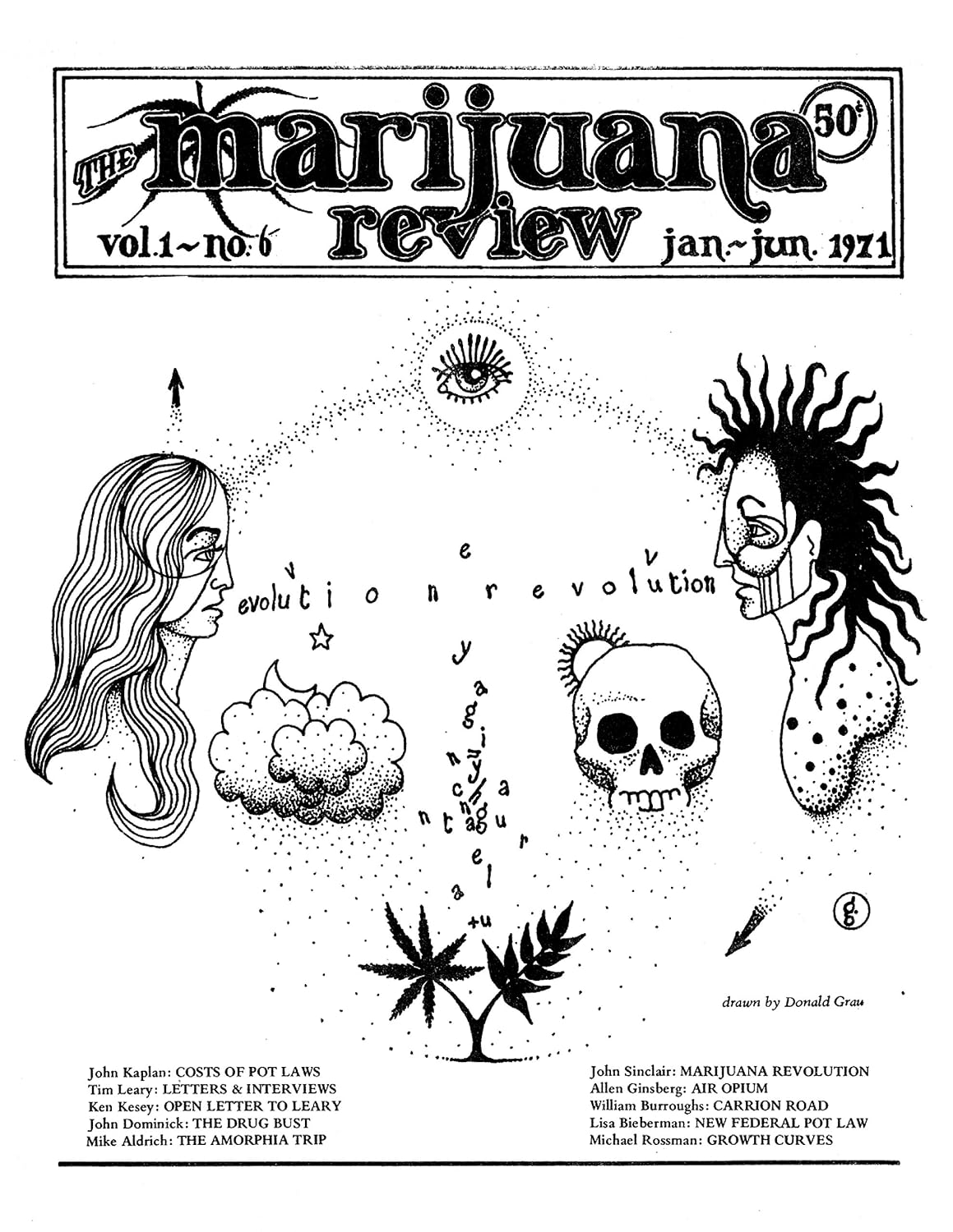The Marijuana Review Volume 1 Number 6 JAN-JUN 1971: 50th Anniversary ...