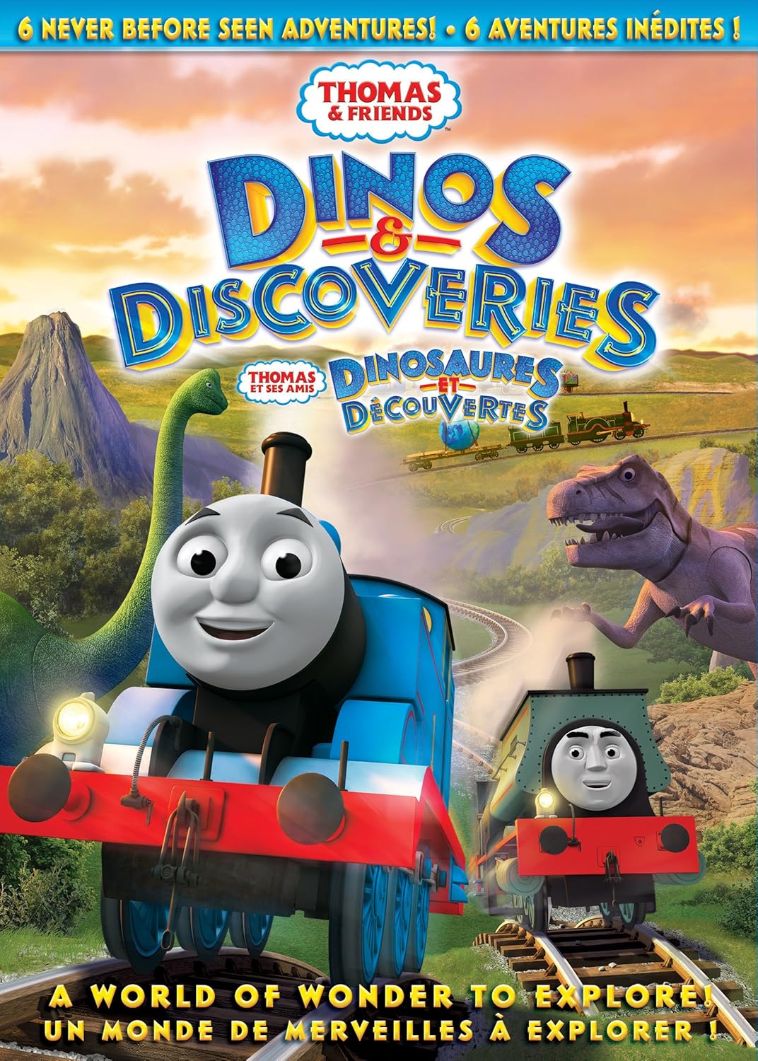 Thomas & Friends: Dinos & Discoveries (Bilingual): Amazon.ca: Mark ...