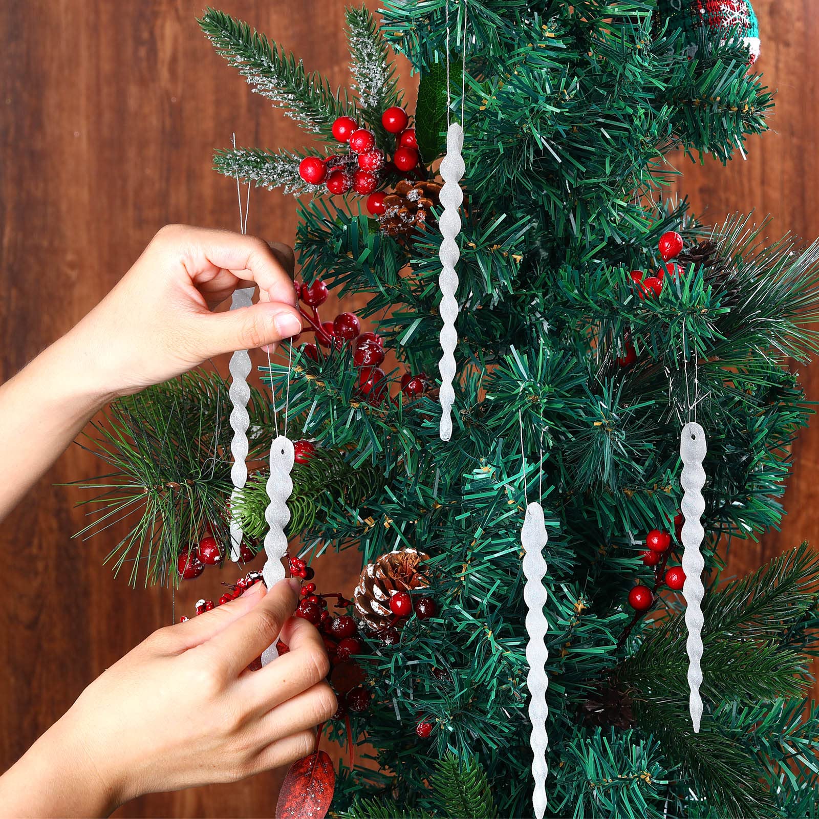 Ice Cycles For Christmas Trees Ice Christmas Tree Spruce Free Photo
