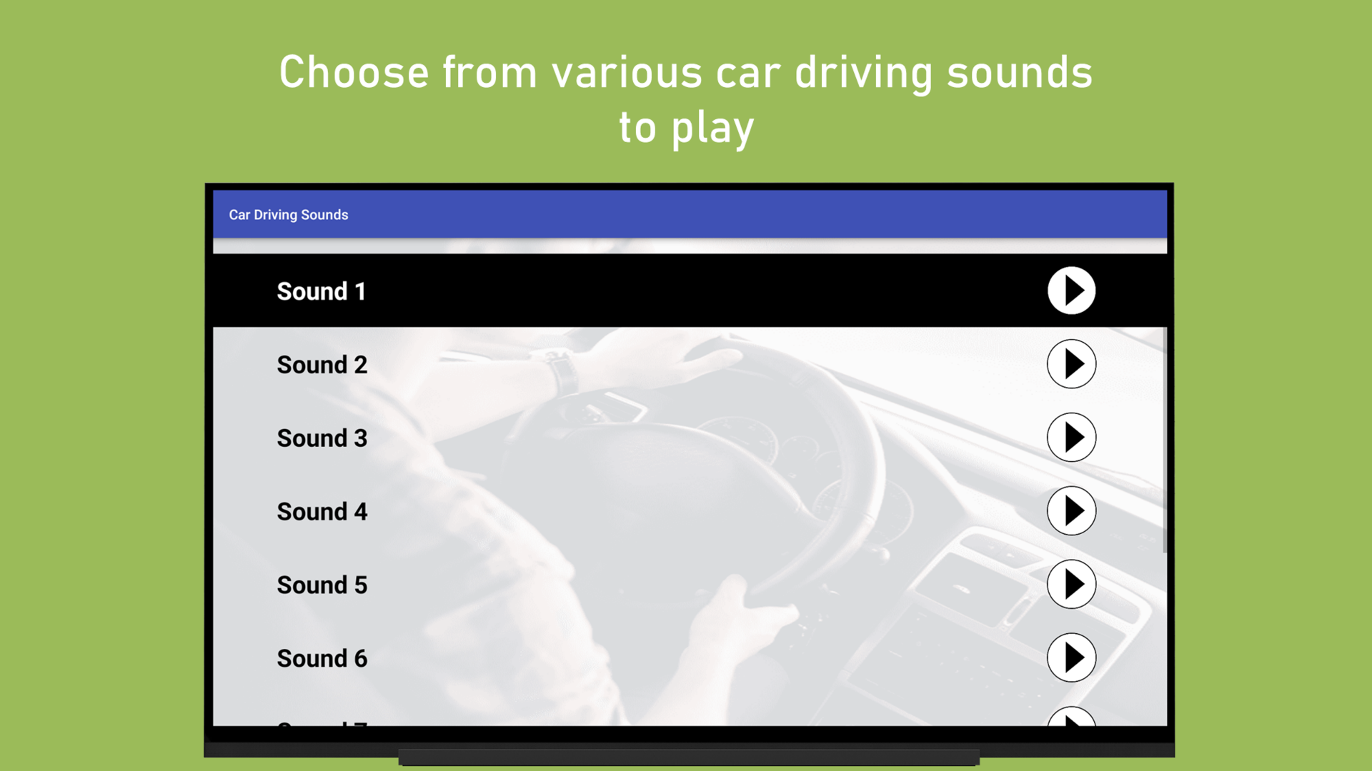 Car Driving Sounds - App on Amazon Appstore