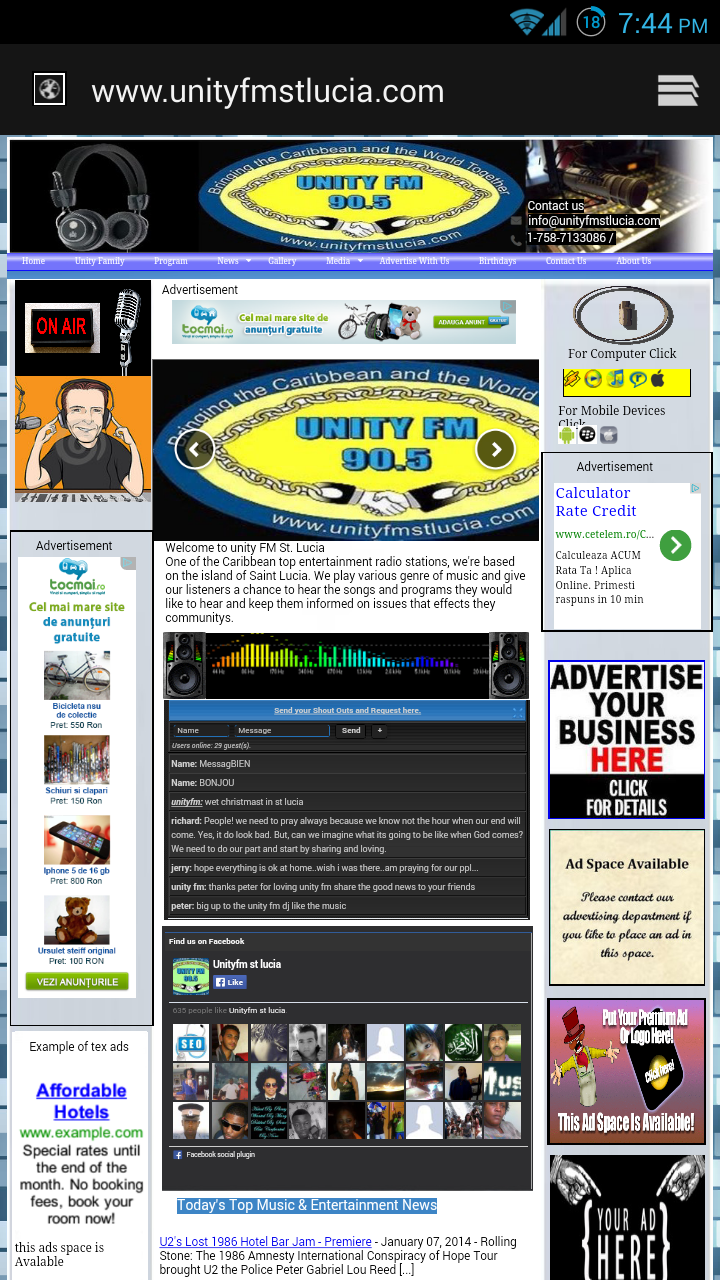 Unity Fm St Lucia - App on Amazon Appstore