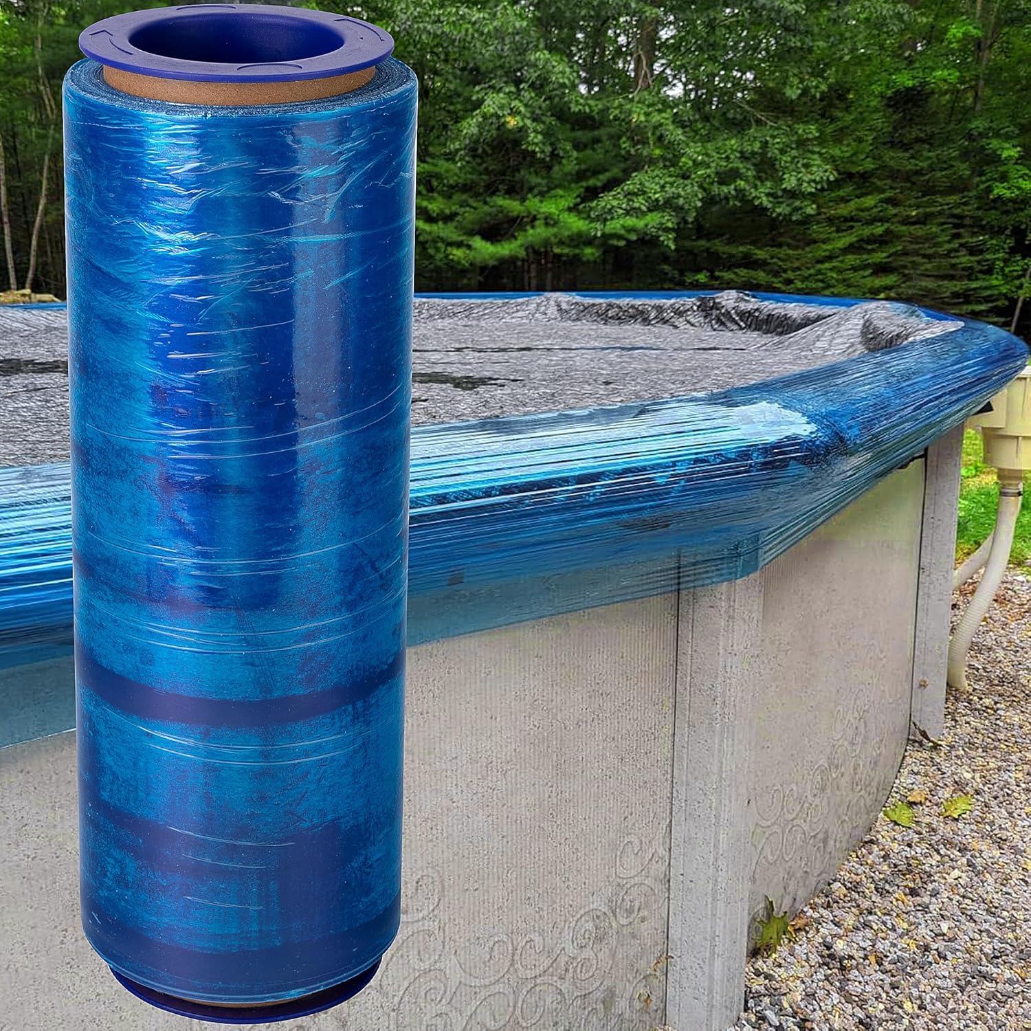 Amazon.com : Watayo 800 Ft Winter Pool Cover Seal for Above Ground Pools- Good Air-Tightness ...