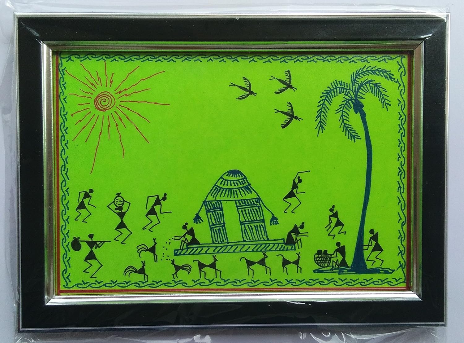 Warli Art Frames : Amazon.in: Home & Kitchen