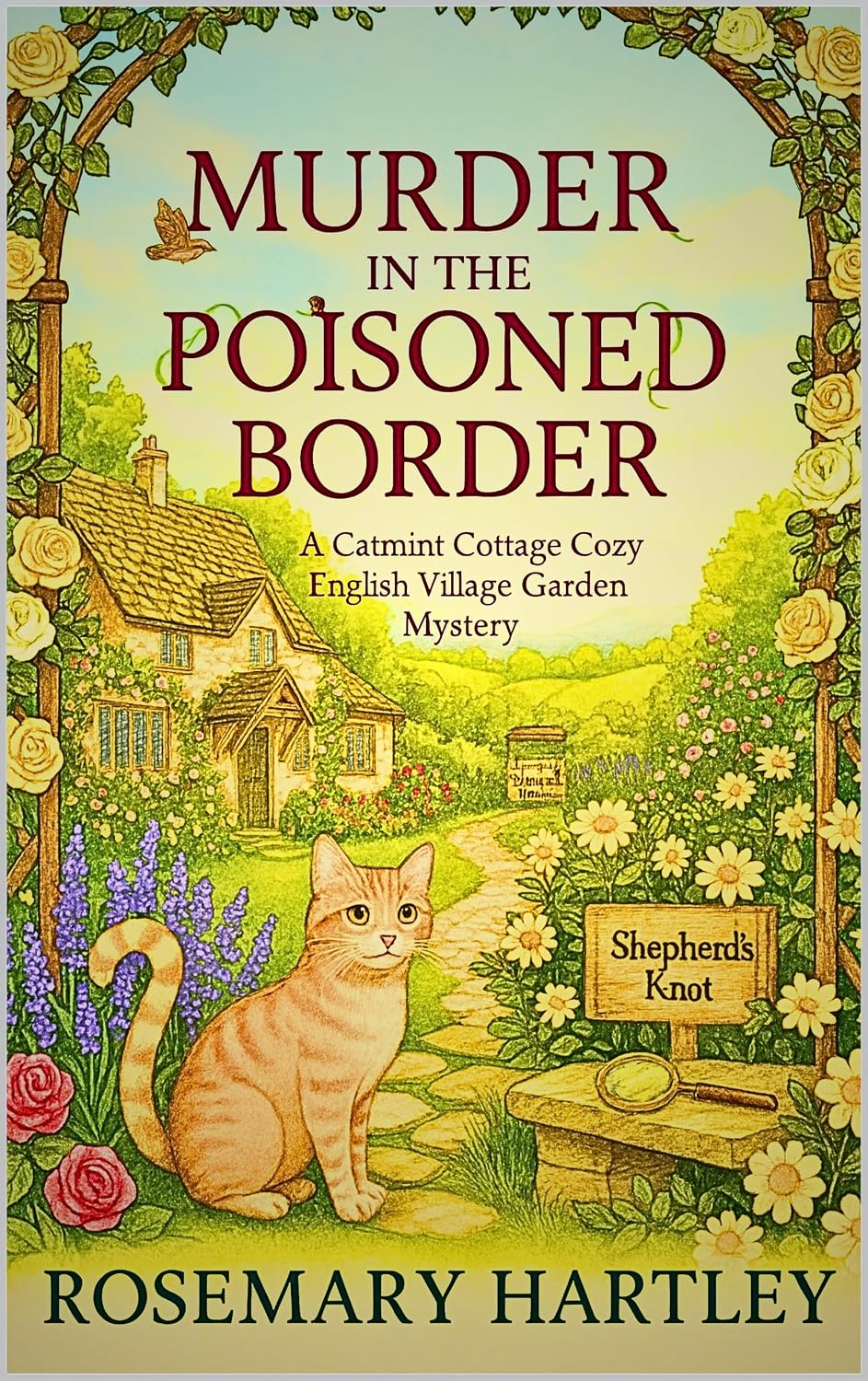 Amazon.com: MURDER IN THE POISONED BORDER: CATMINT COTTAGE MYSTERIES ...