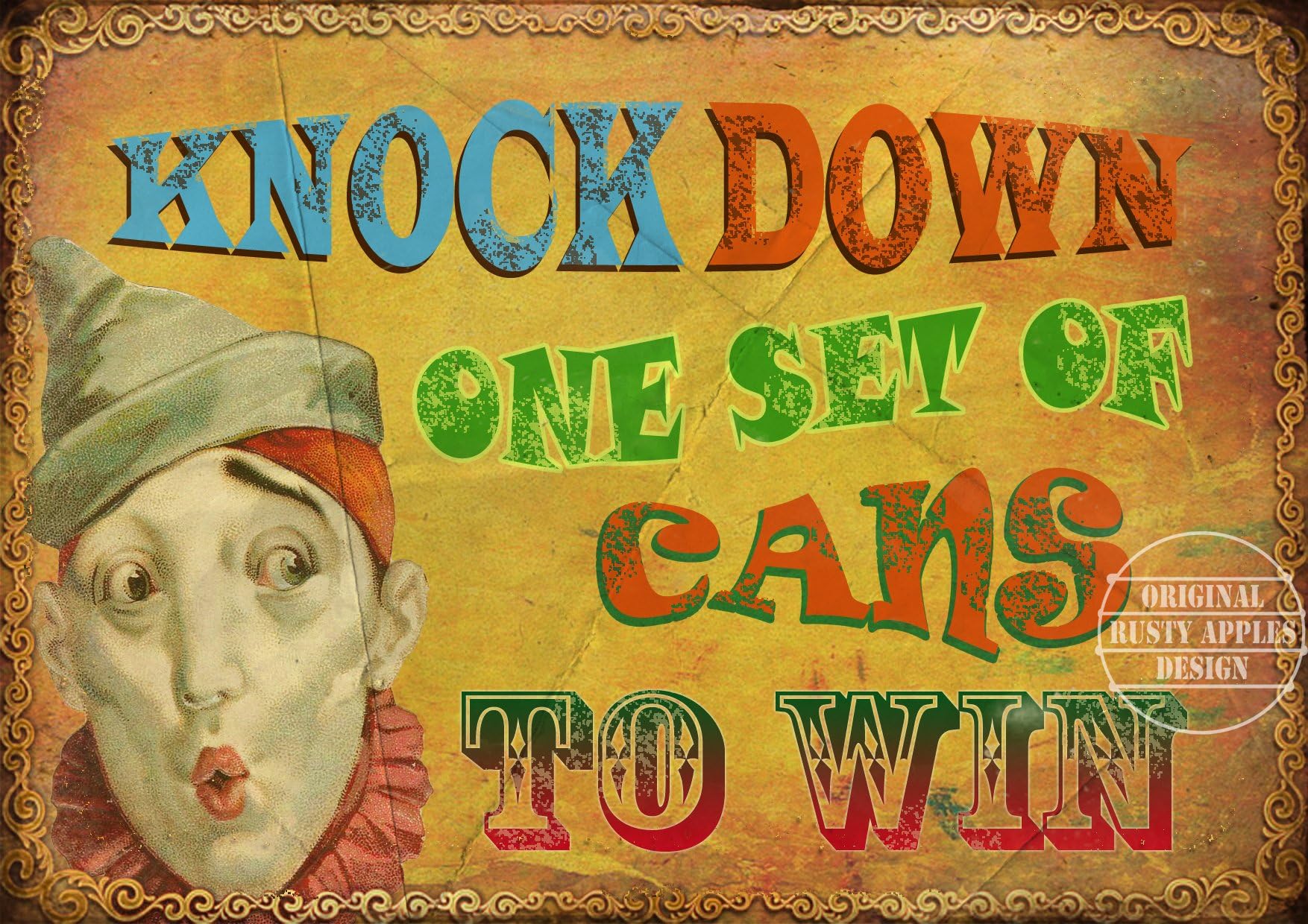 Hook a Duck Vintage Style Fairground Circus Metal Sign – 3 Sizes To ...